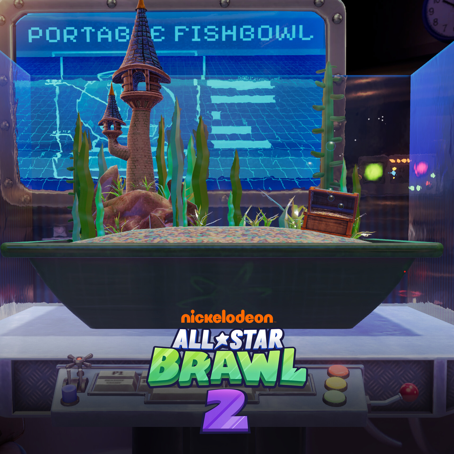 ArtStation - Nickelodeon All Star Brawl 2 - Jimmy's Lab Stage