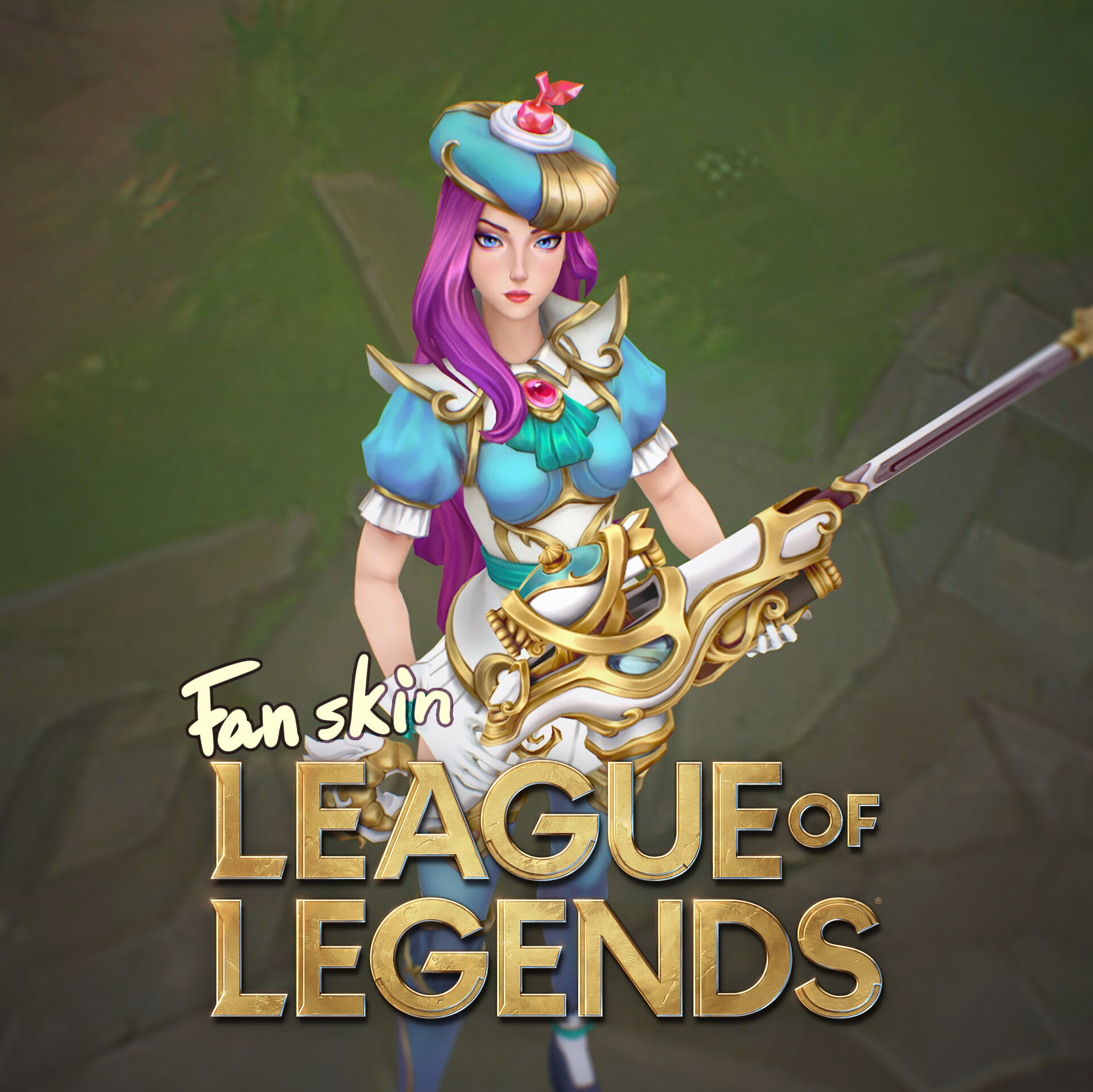 ArtStation - League of Legends Caitlyn Fanskin