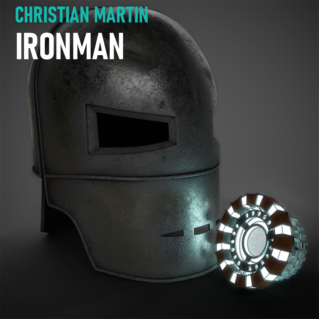 Christian Martin - Iron Man 1 Arc Reactor & Helmet