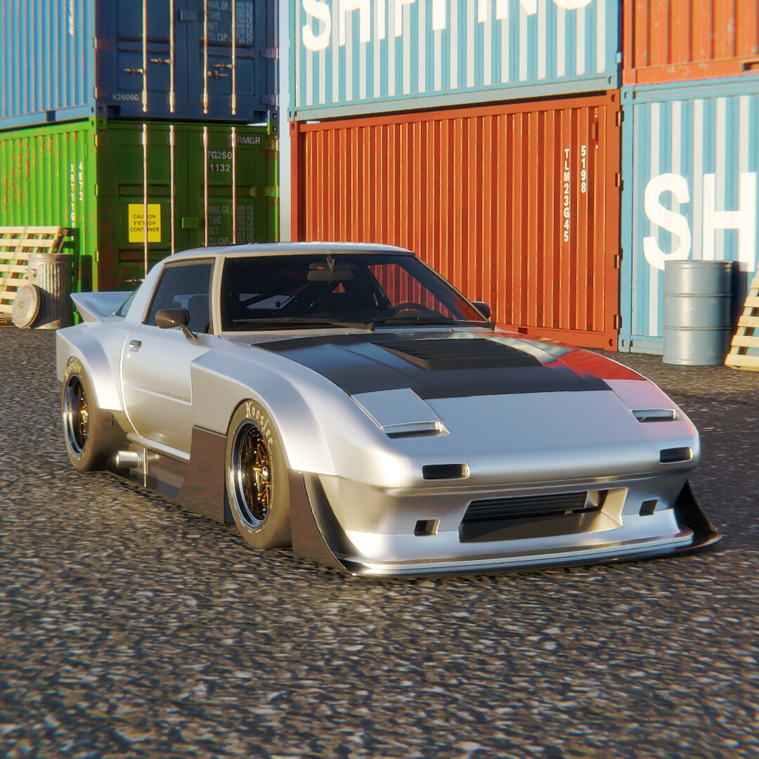 ArtStation - RX-7 FB Widebody Concept