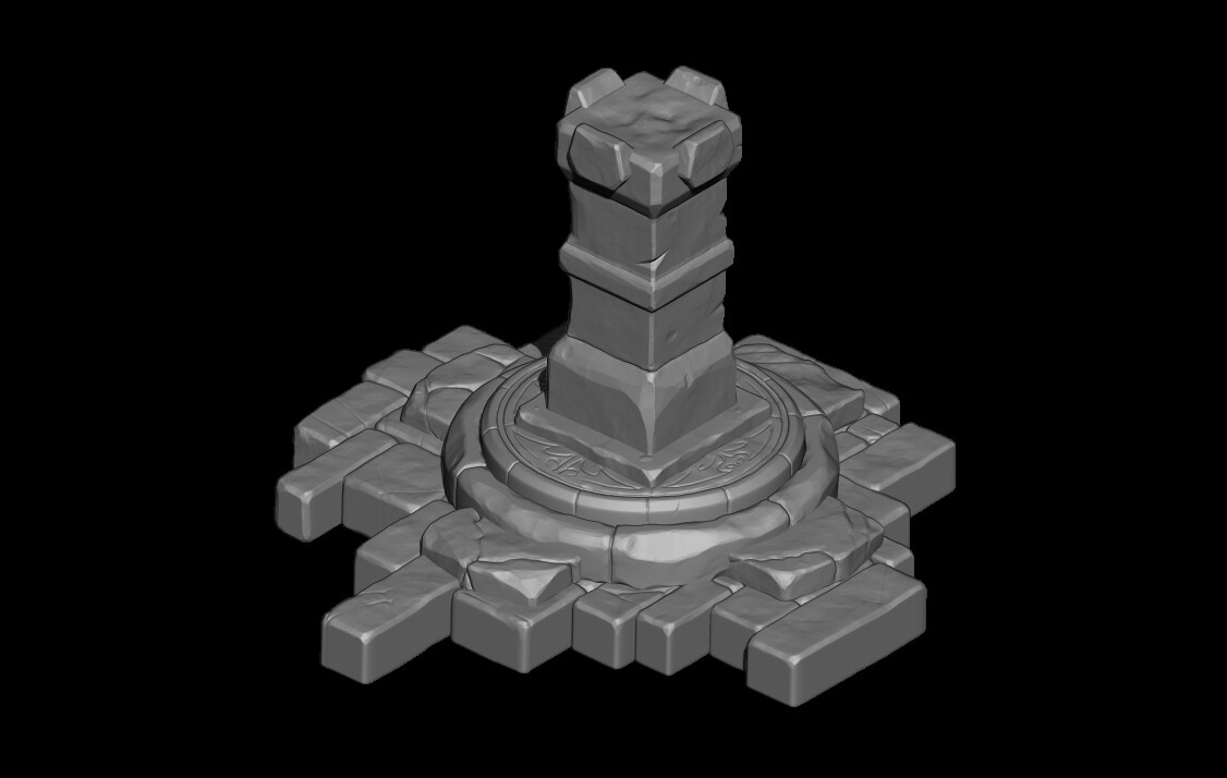 ArtStation - Stone Pillar/Altar