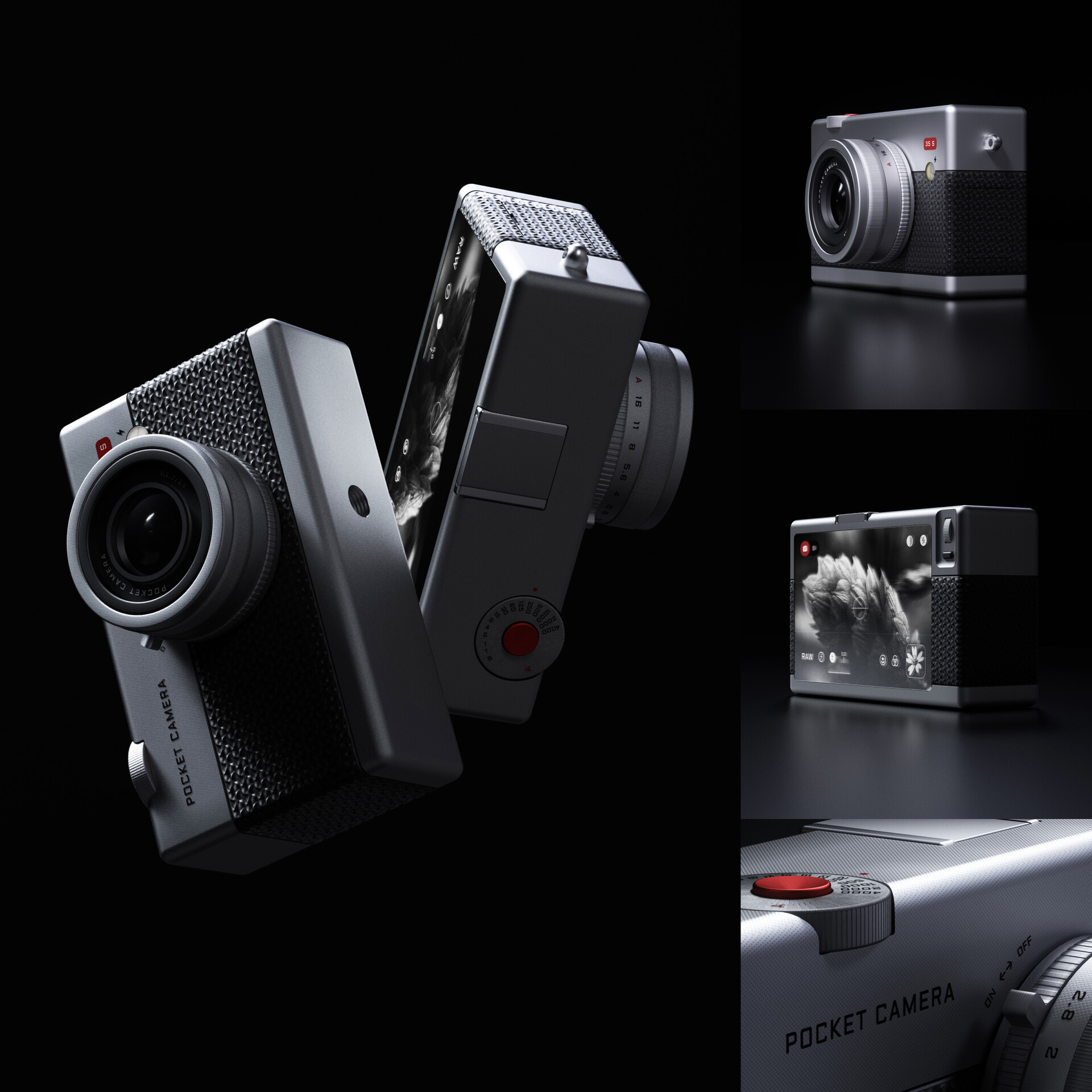 ArtStation - Pocket Camera 35-S // INDUSTRIAL DESIGN CONCEPT