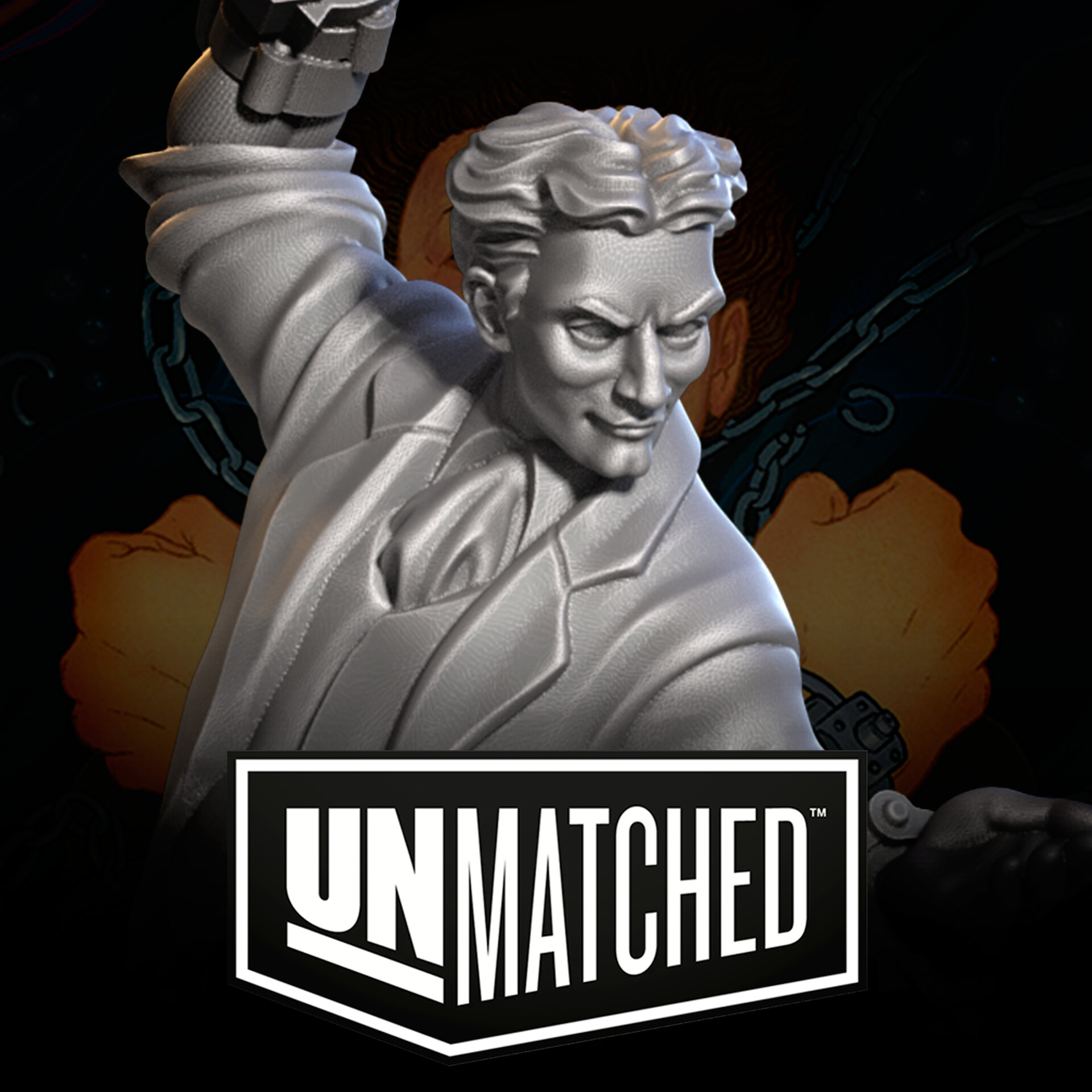 Punga miniatures - Unmatched Houdini vs The Genie