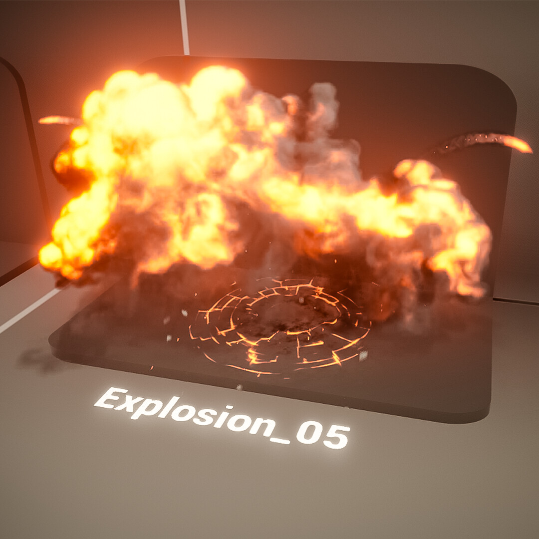 Artstation Explosions Vfx Pack 1 Niagara