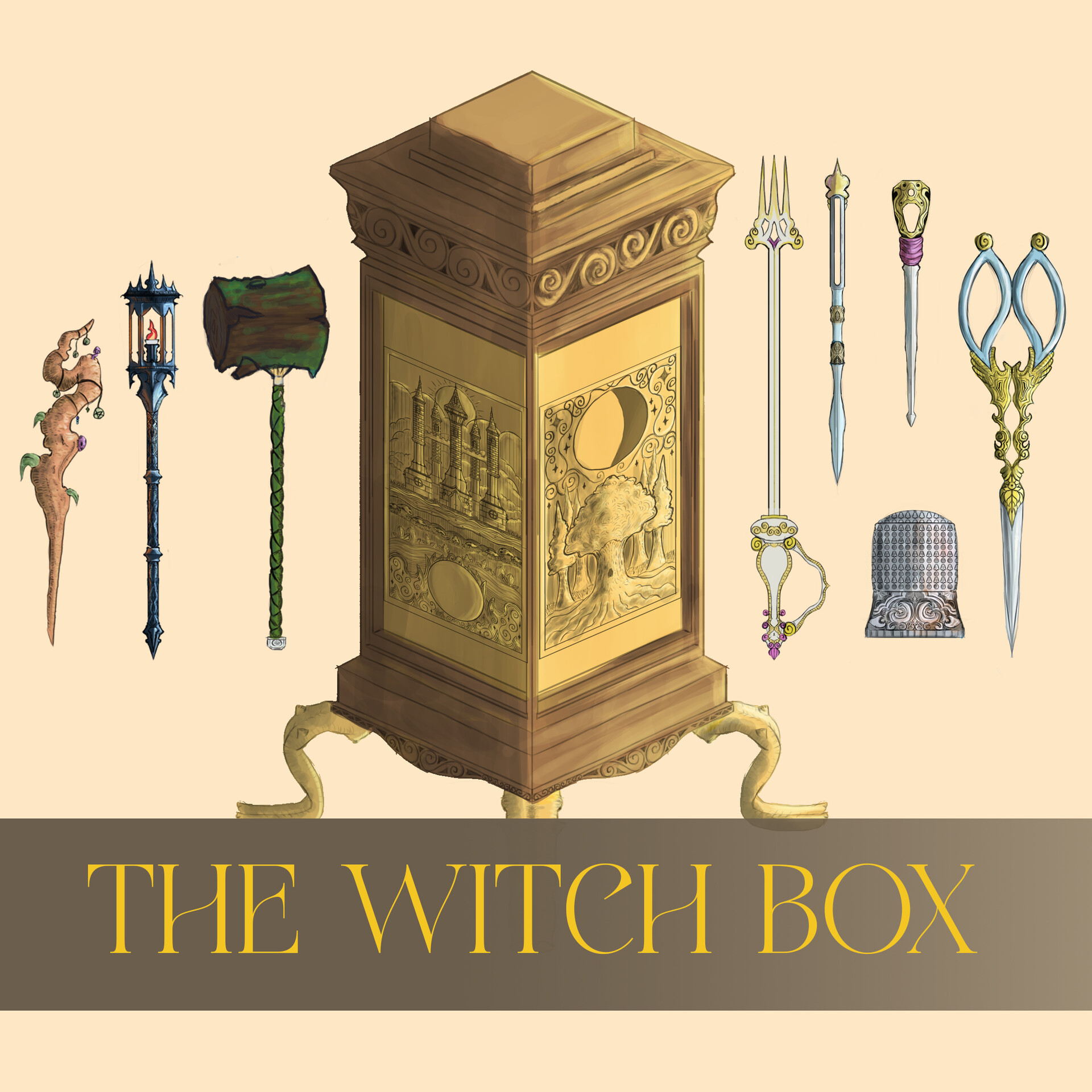 ArtStation - The Witch Box - THE BOX and Weapons