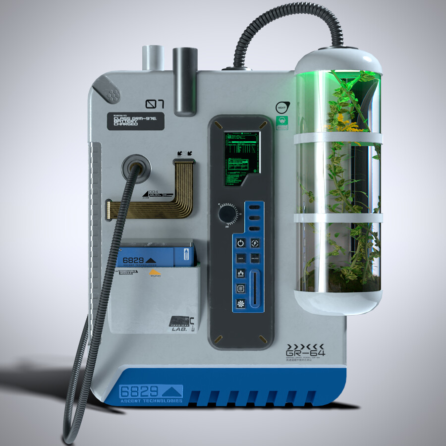 ArtStation - Project Novus Aer | Sci-Fi backpack Concept Art