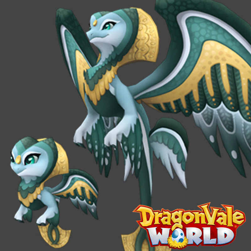 ArtStation - DragonVale World Virgia Dragon