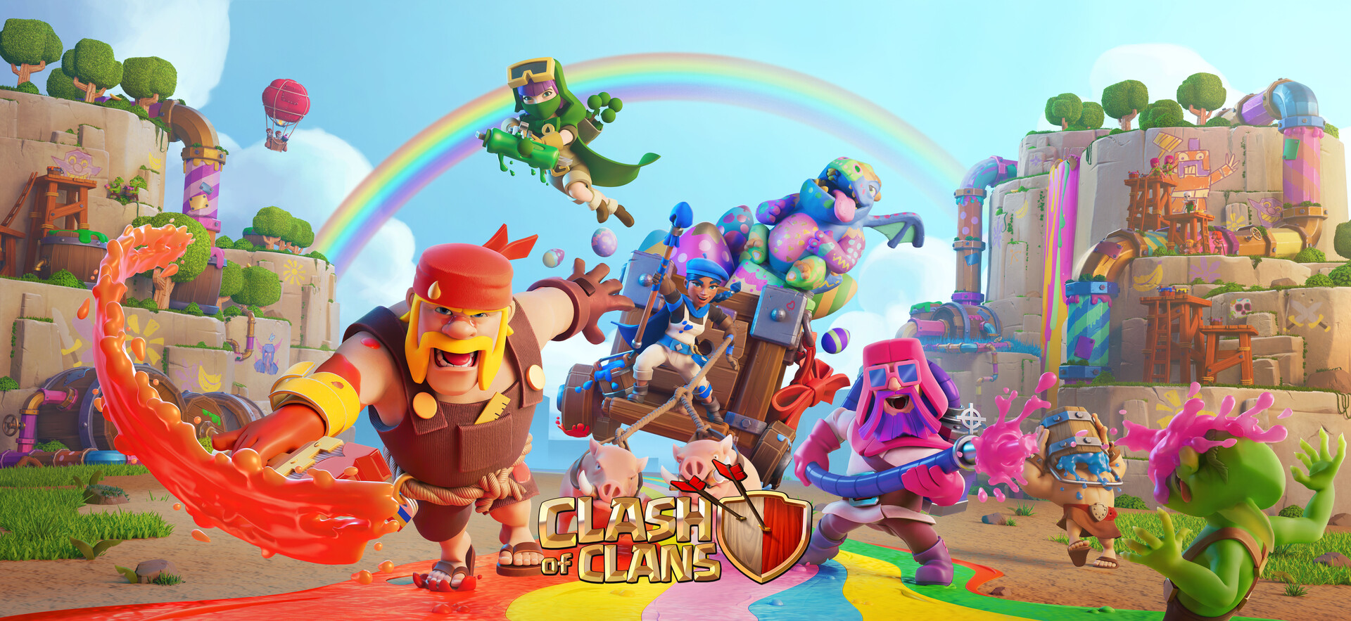ArtStation - Clash Of Clans - Color Fest- Loading screen