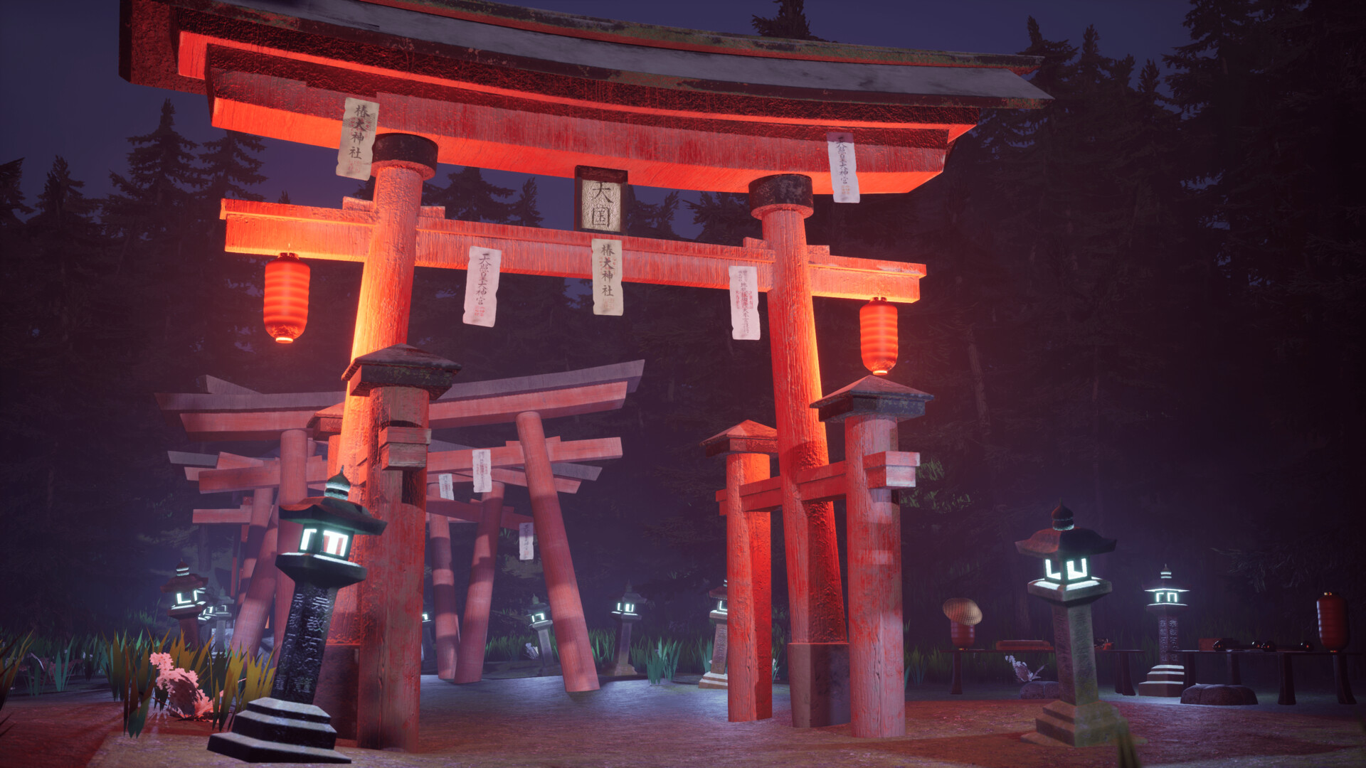 ArtStation - Mystical Shinto Shrine - Realtime Environment
