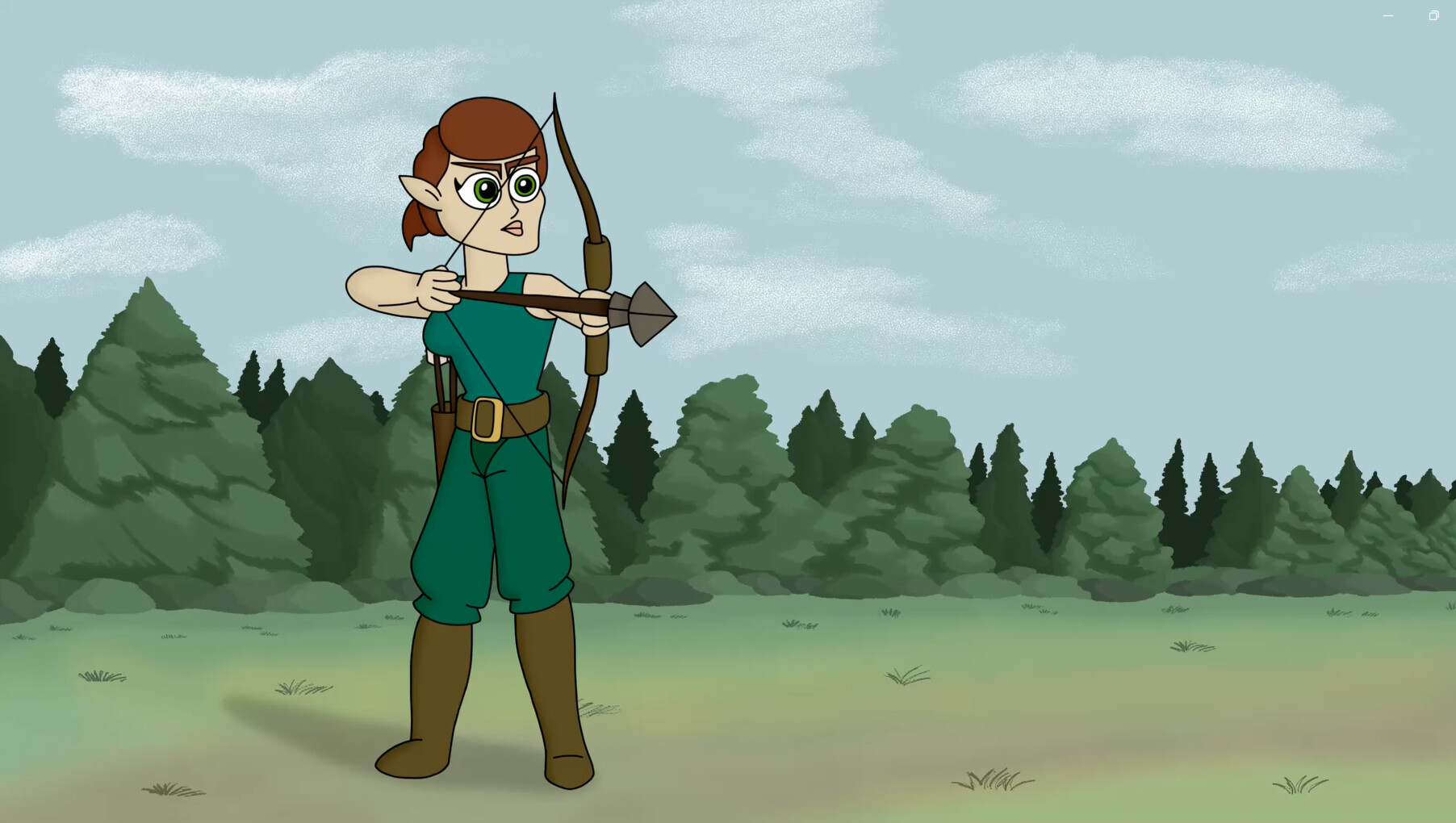 ArtStation - Archer Character Animation