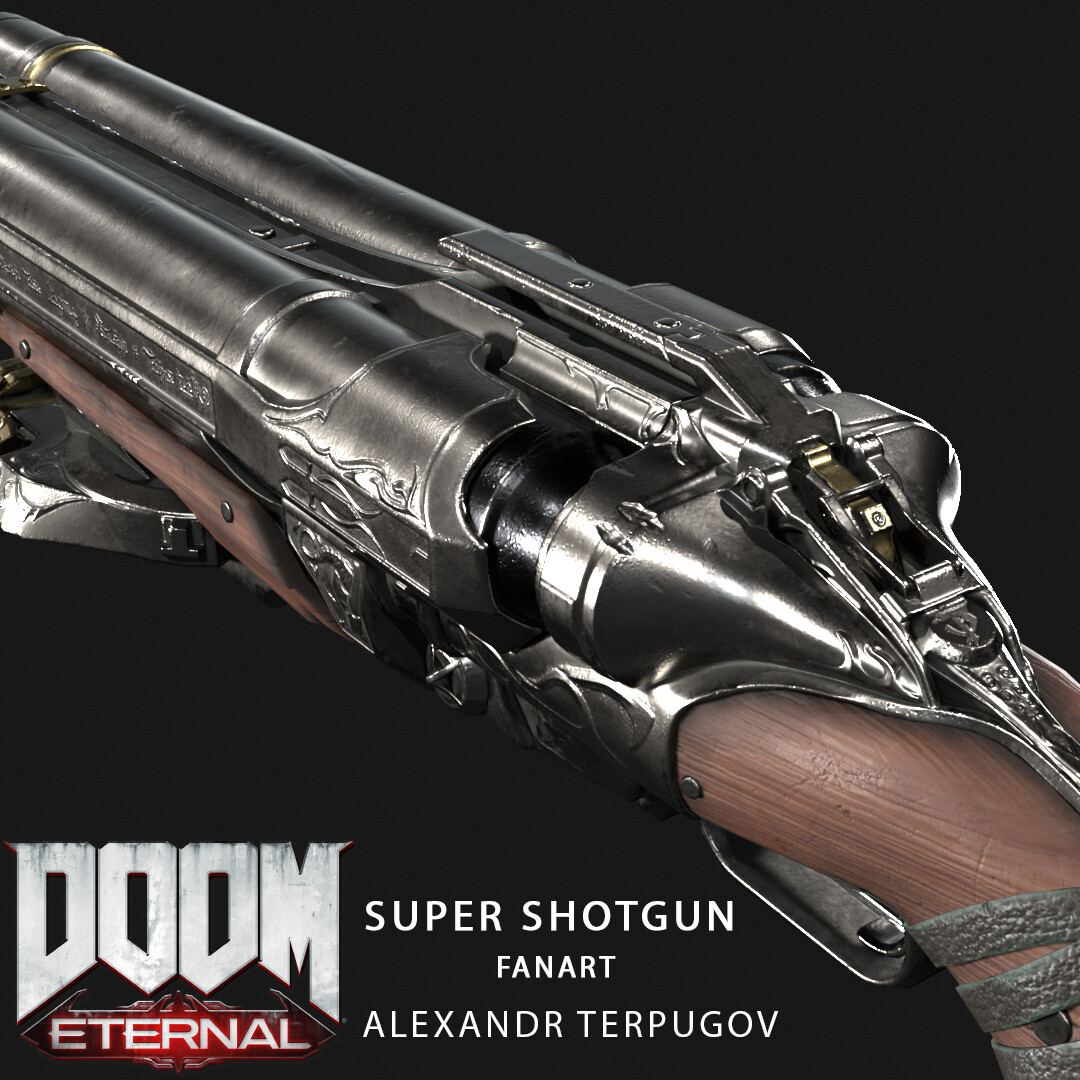 ArtStation - DOOM ETERNAL | SUPERSHOTGUN | FANART