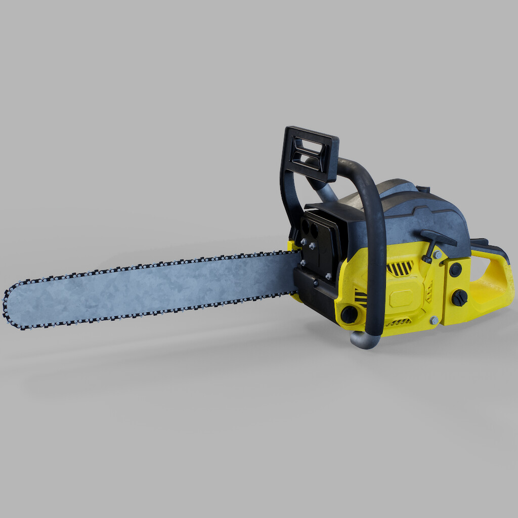 ArtStation - Chainsaw - Simulation Model