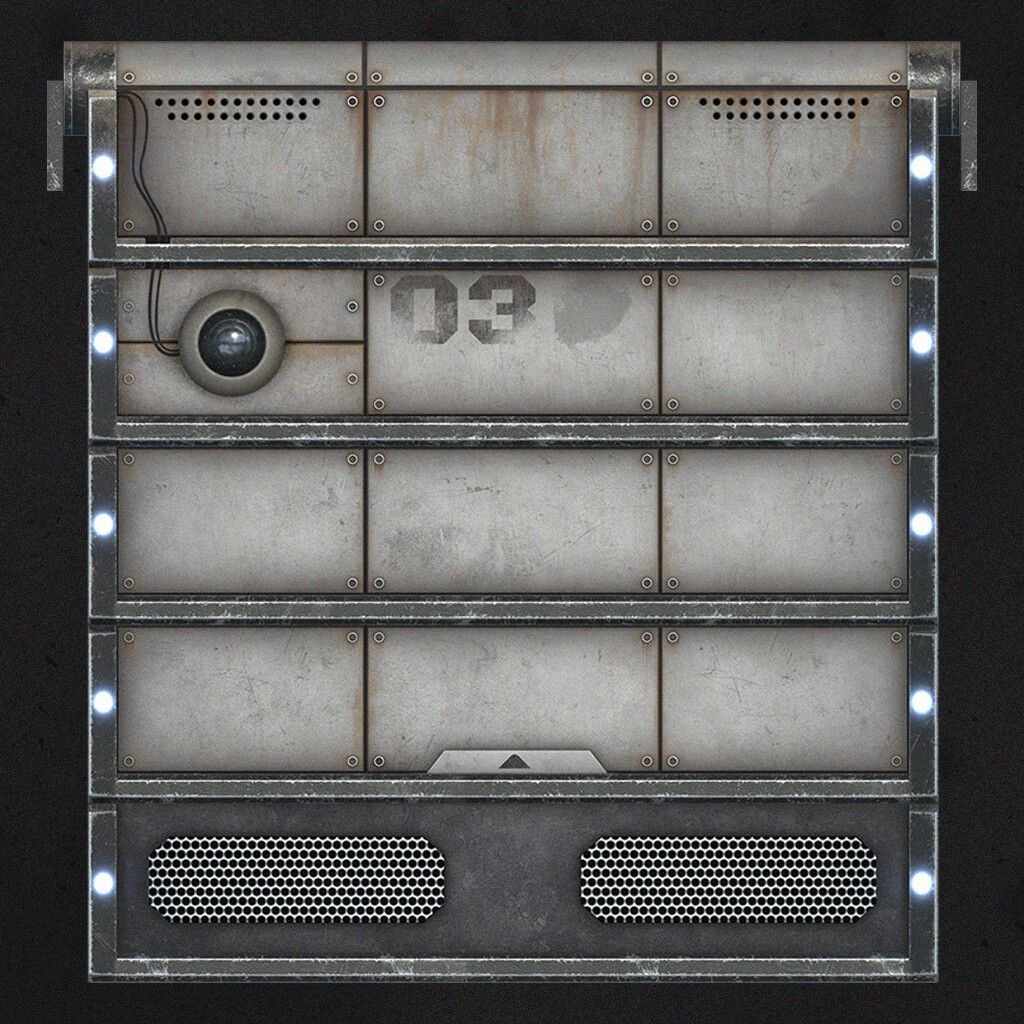 ArtStation - Safest Garage Door [GLOW] - skin for Rust