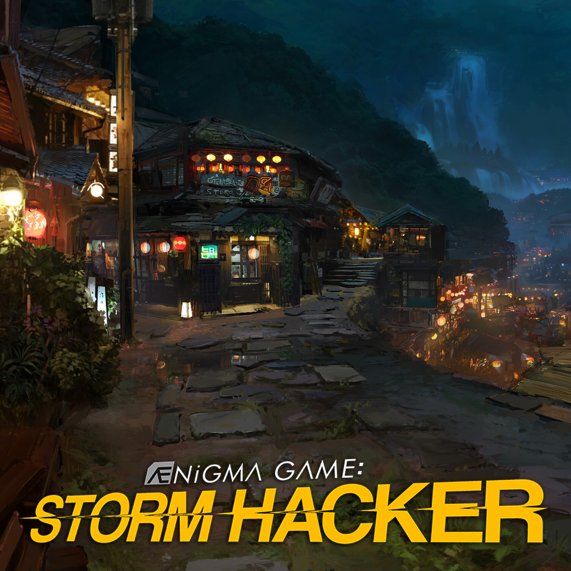 ArtStation - AENiGMA GAME: STORM HACKER - Miyakyoto the WabiSabi Wonderland