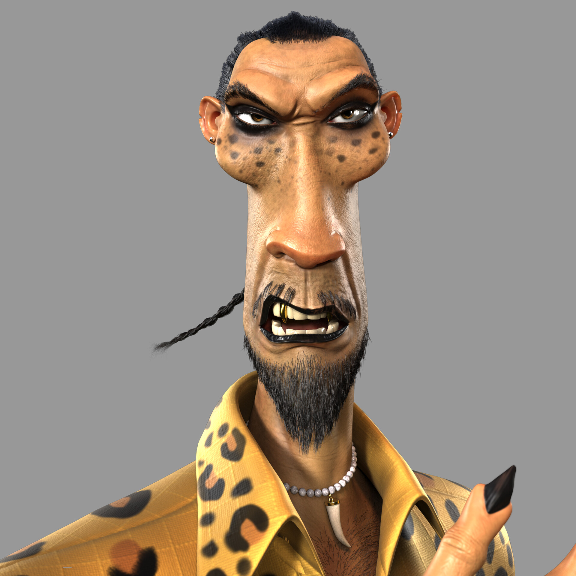 ArtStation - Leopard Man