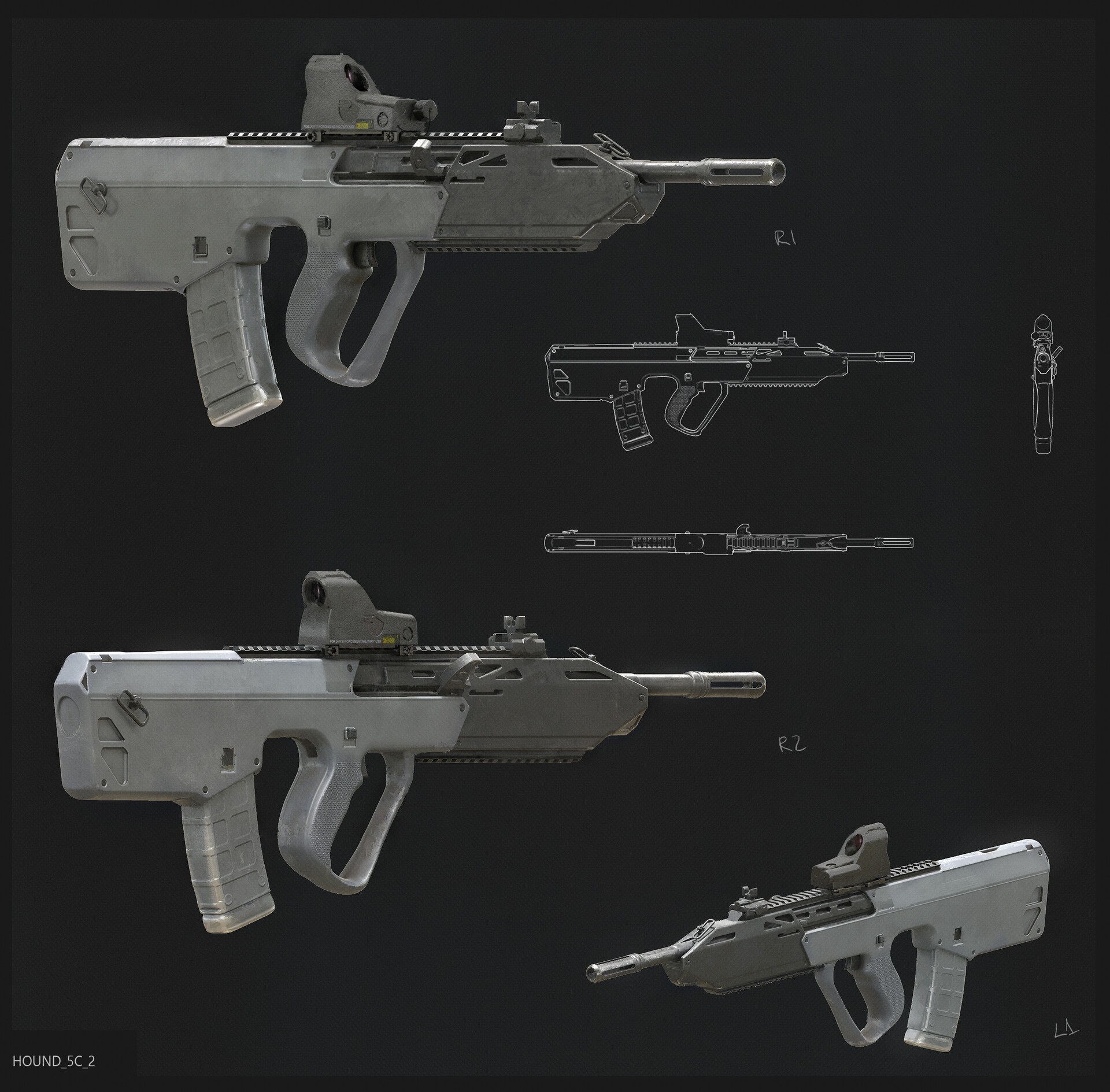 ArtStation - Weapon designs