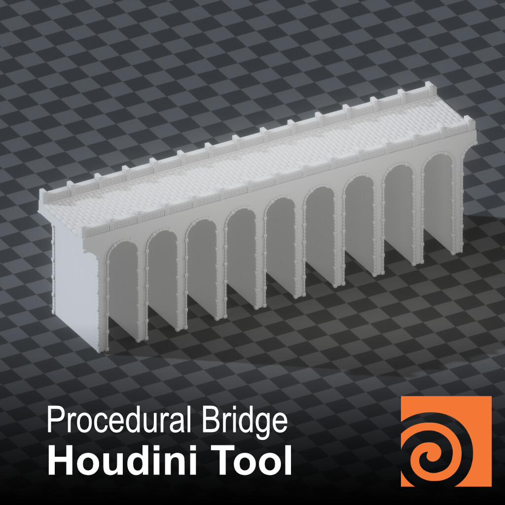 ArtStation - Procedural Bridge | Houdini Tool