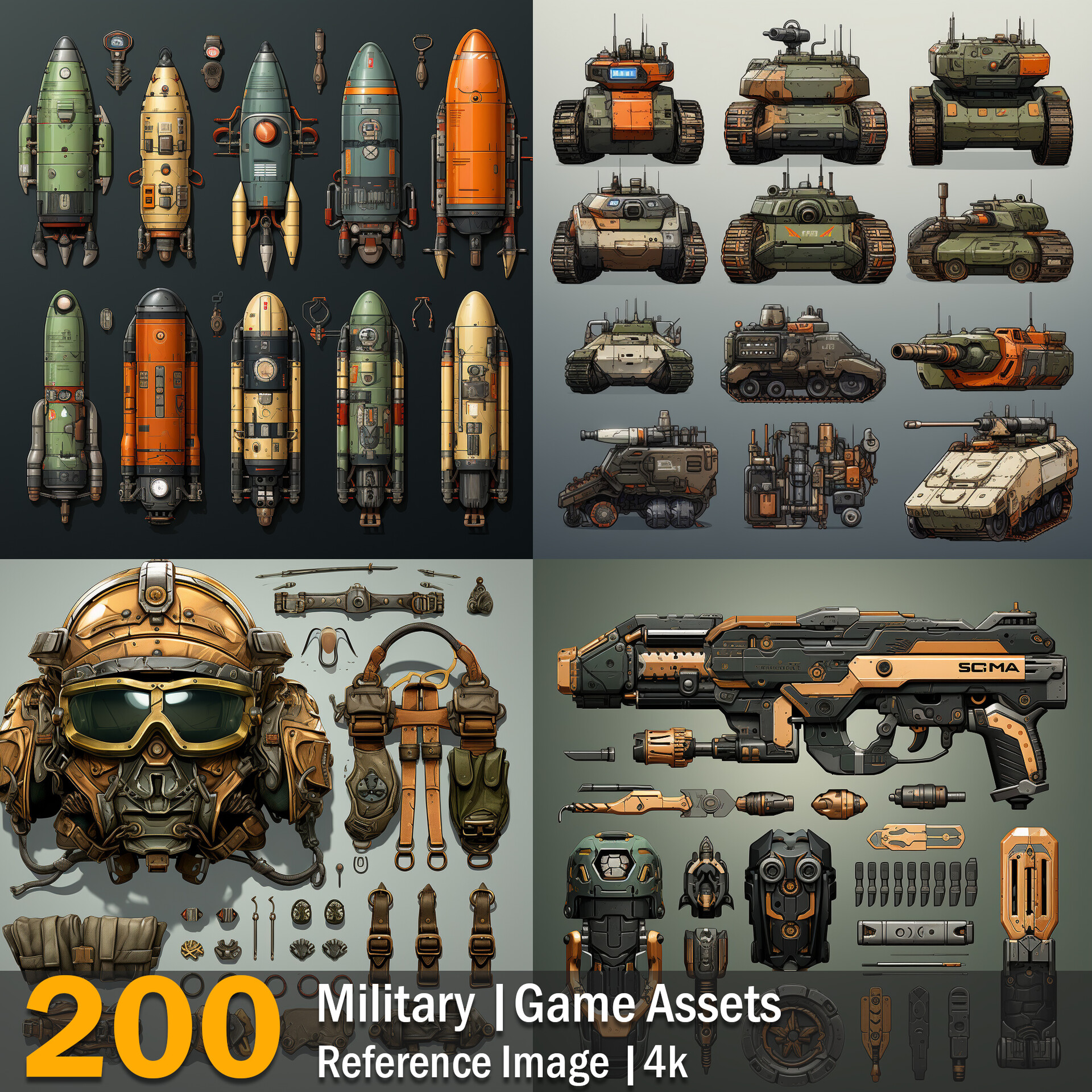 ArtStation - Military | Game Assets | Reference Images | 4K