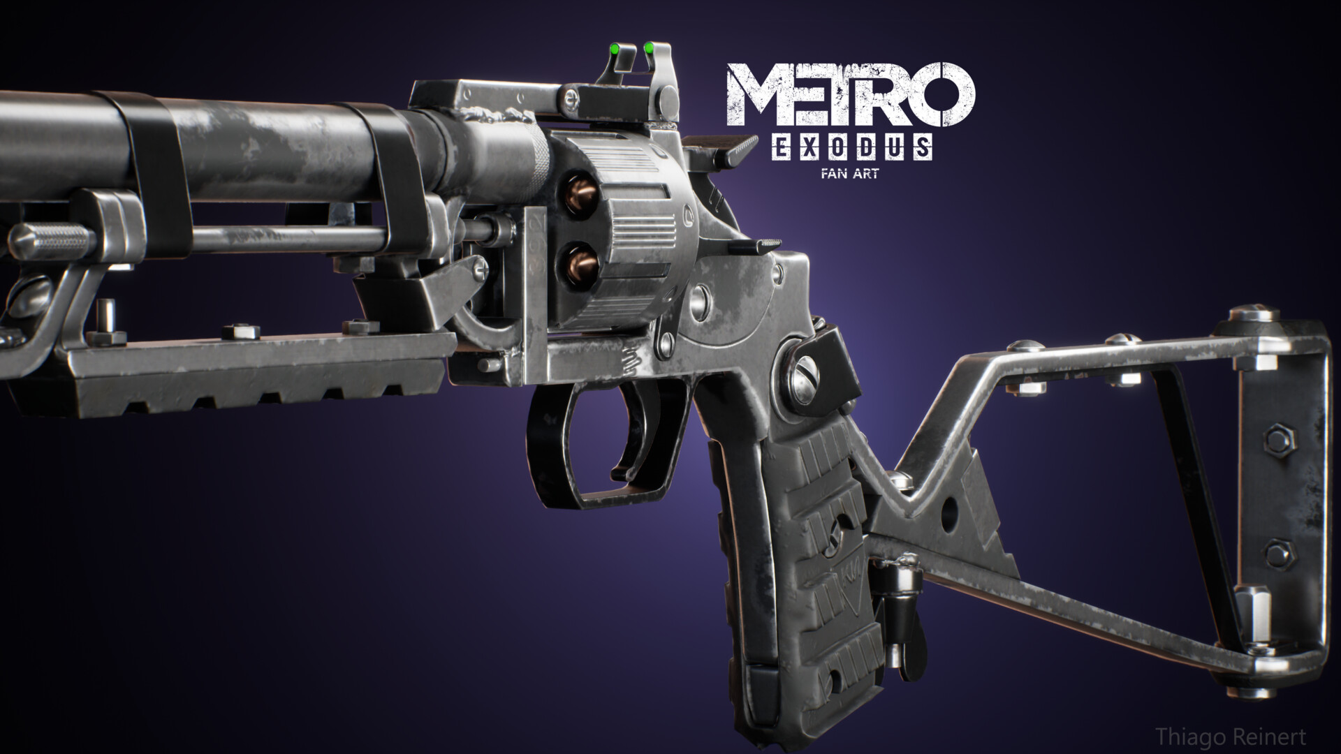 ArtStation - Metro Exodus Revolver - Fan Art (Part - 02)