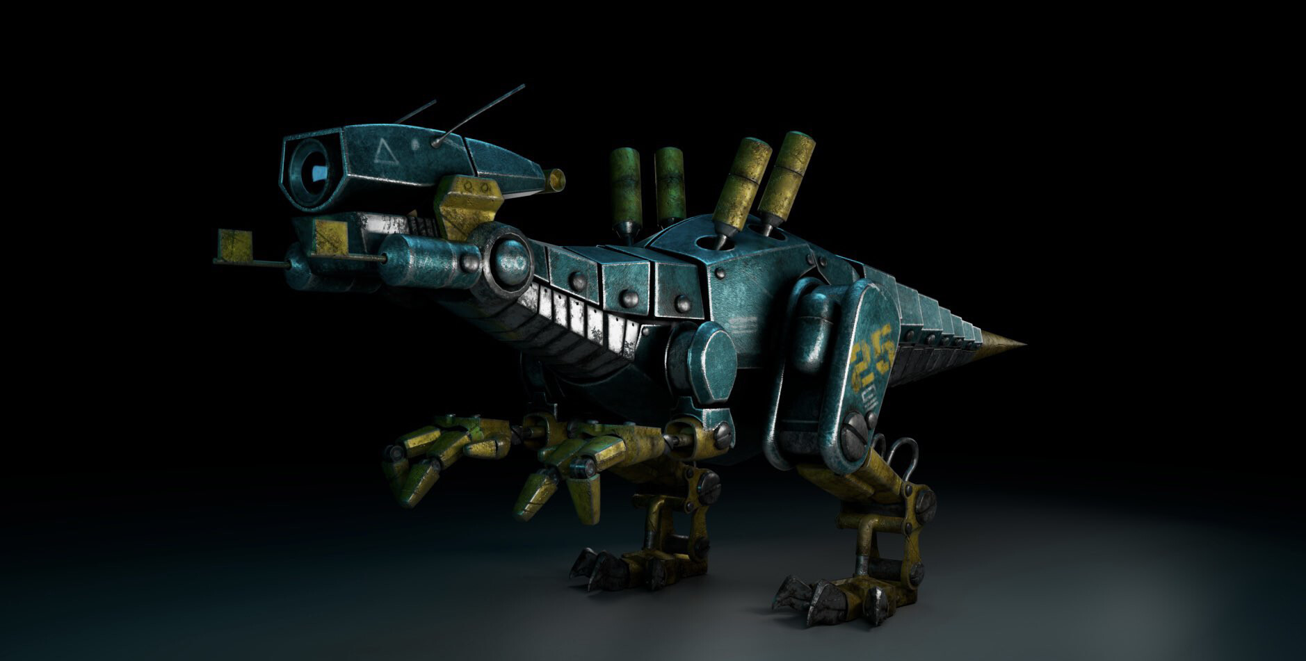 ArtStation - Robot Dinosaur 3D
