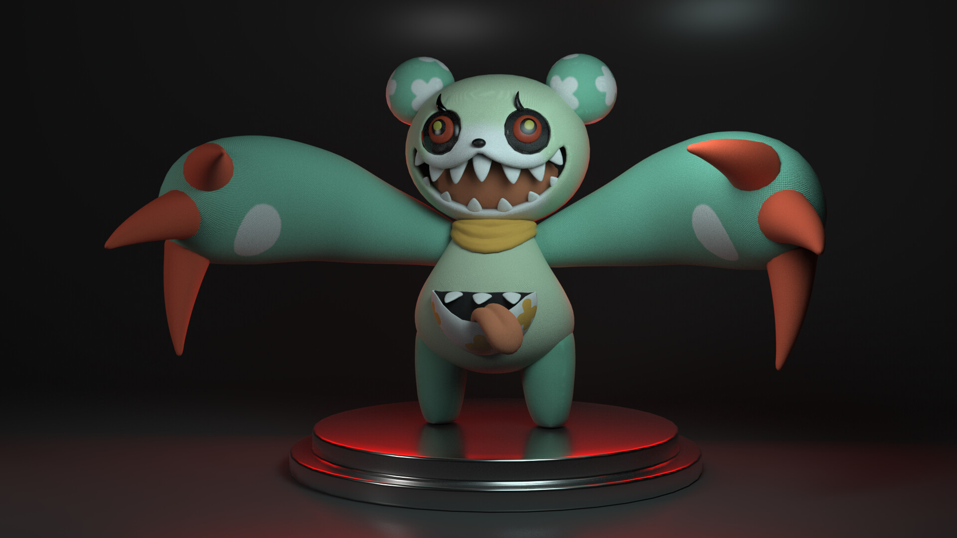 ArtStation - Monster Bear - Little Shadow Monsters