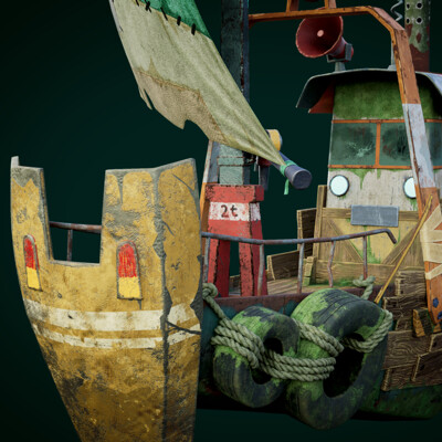 ArtStation - The Waste Boat