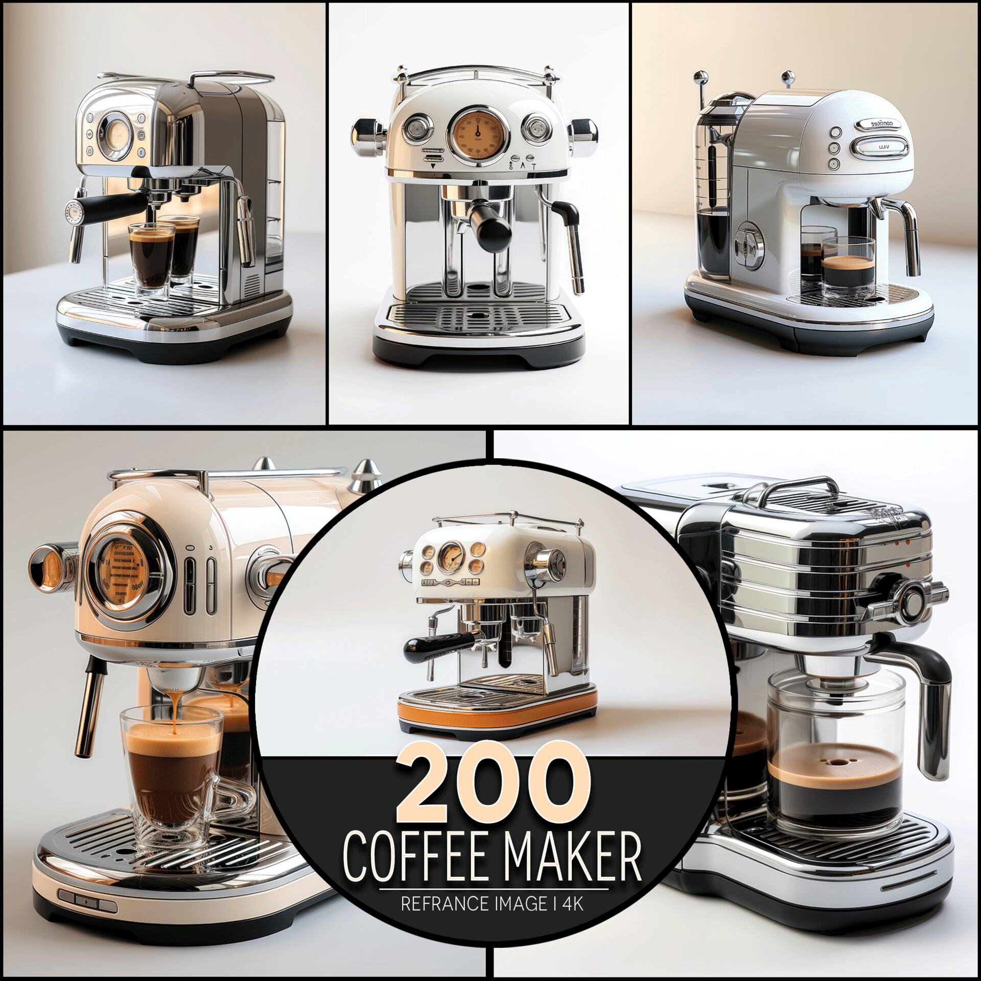 Pixel Ref - Coffee Maker 4K Reference/Concept Images