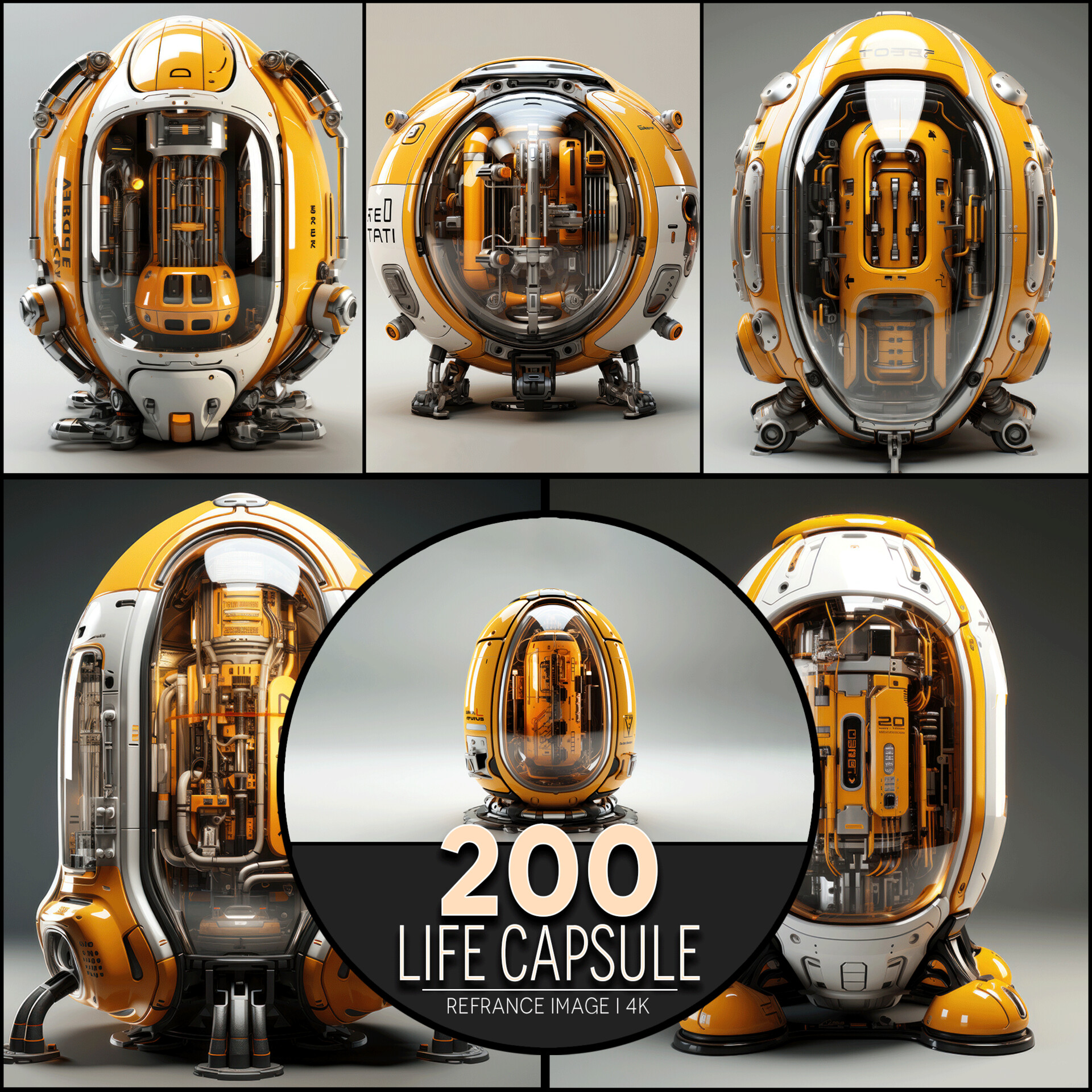 ArtStation - Life Capsule 4K Reference/Concept Images
