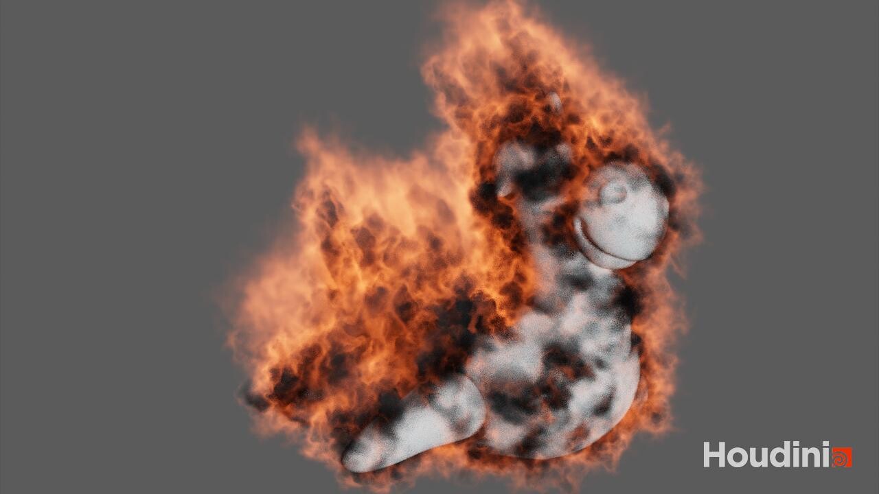 ArtStation - Houdini Fire Sim