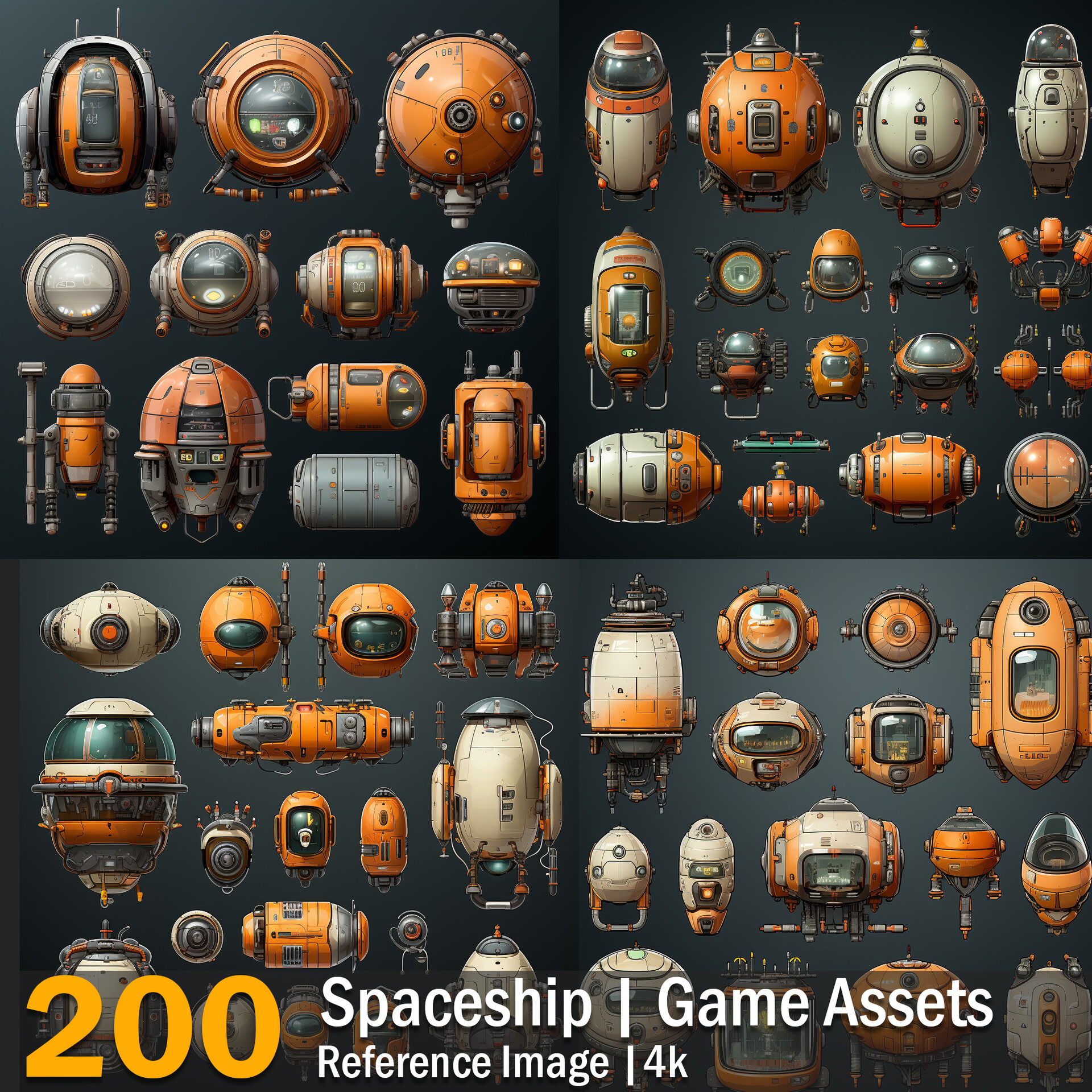 ArtStation - Spaceship | Game Assets | Reference Images | 4K