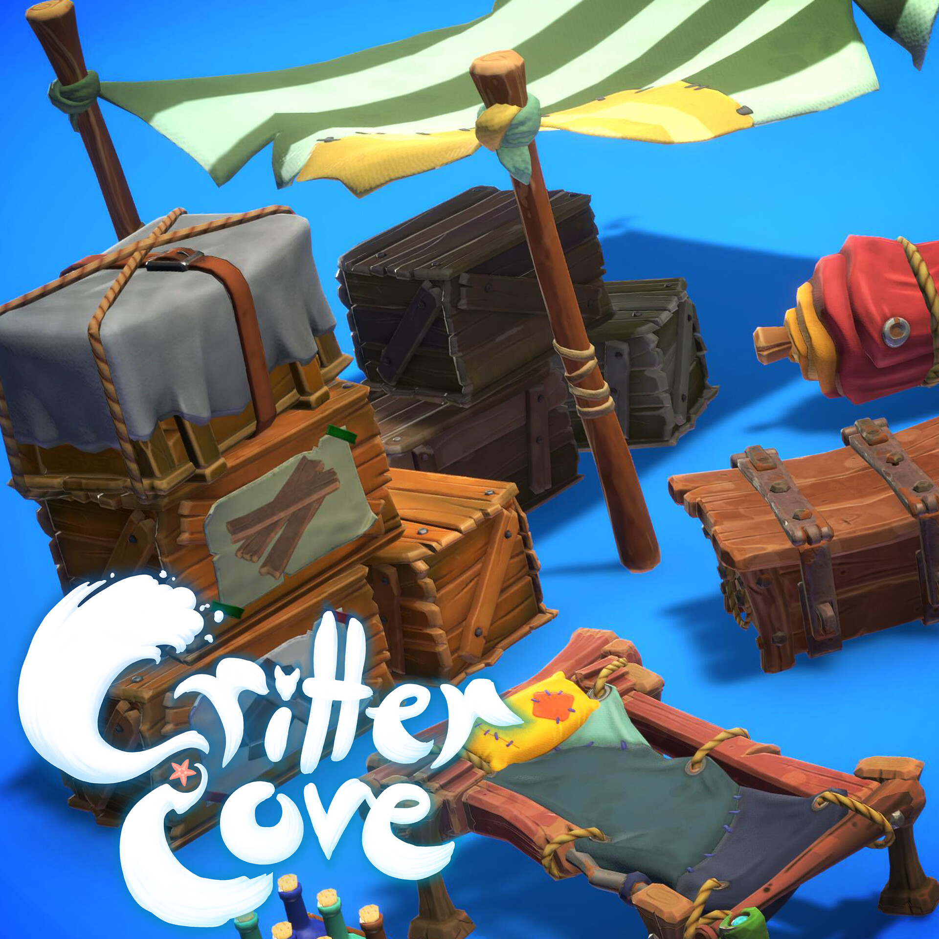 ArtStation - Stylized Environment Props - Critter Cove