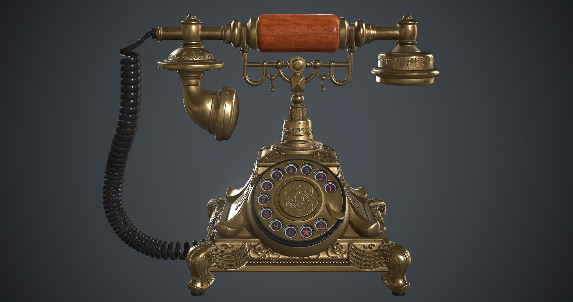 ArtStation - Vintage Telephone