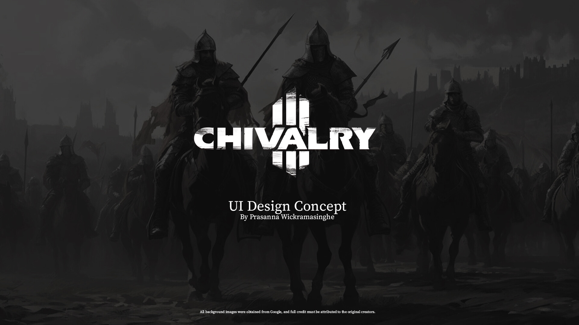 ArtStation - Chivalry Menu UI Concept