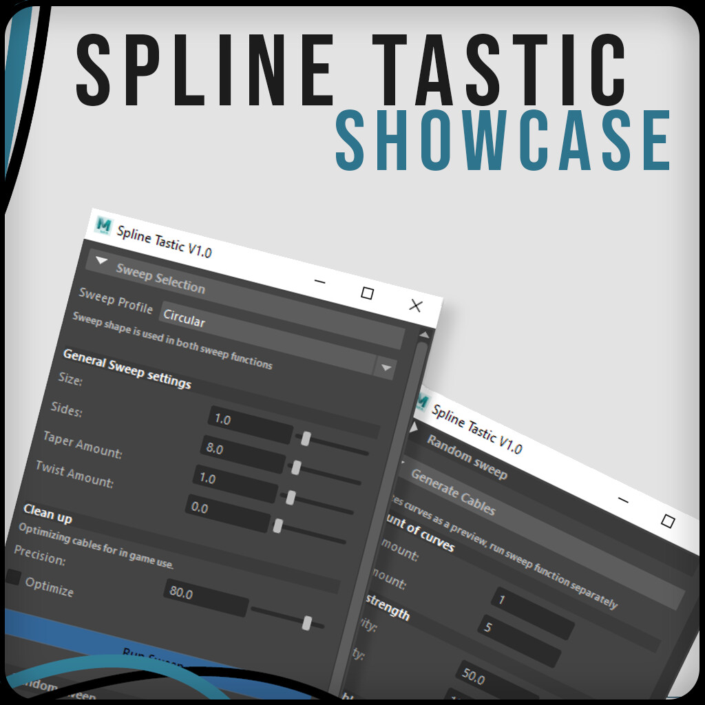 ArtStation - Splinetastic - Maya tool