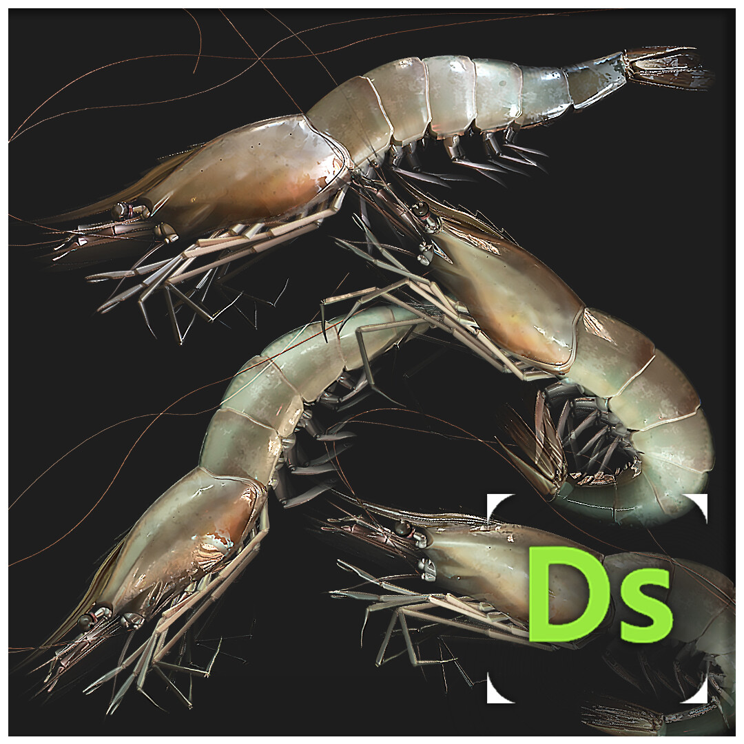ArtStation - substance designer shrimp pile material