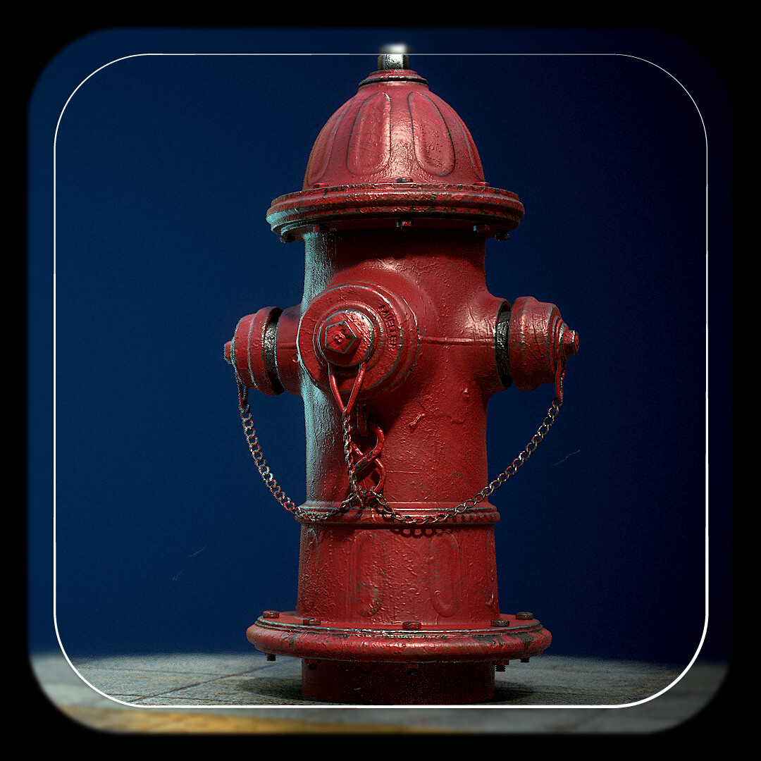 ArtStation - Fire Hydrant - PBR - Gamse asset