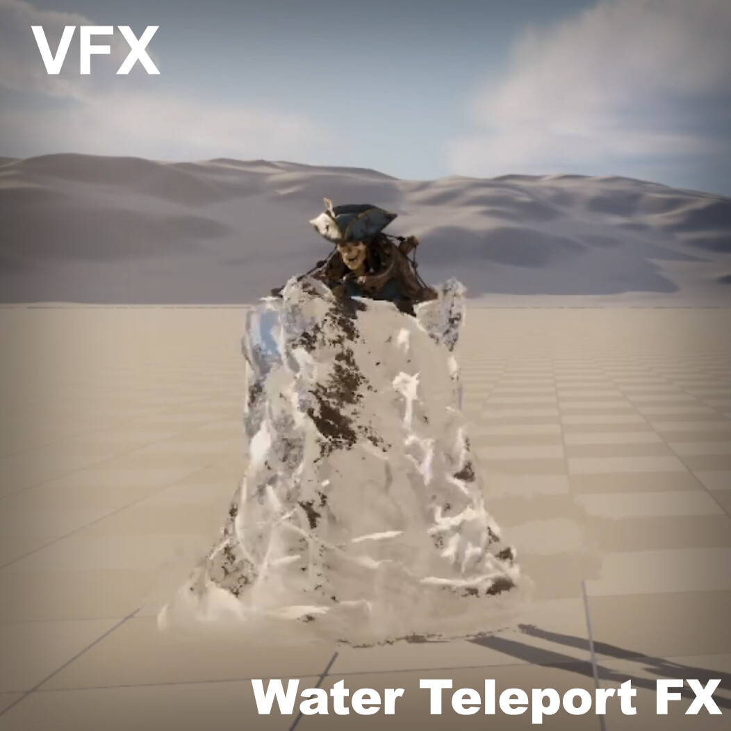 ArtStation - Water Teleport FX