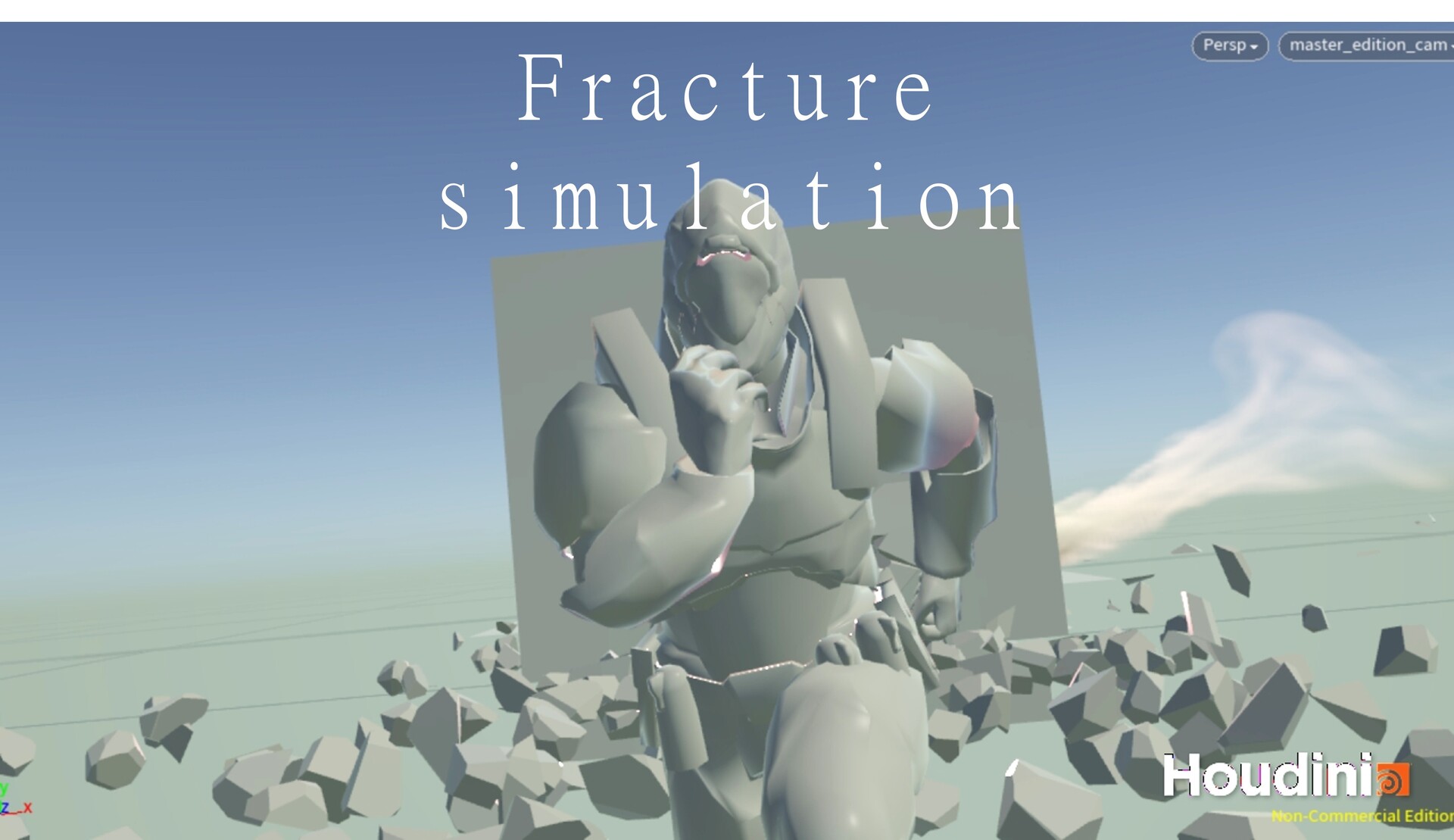 ArtStation - Fracture & Smoke Simulation