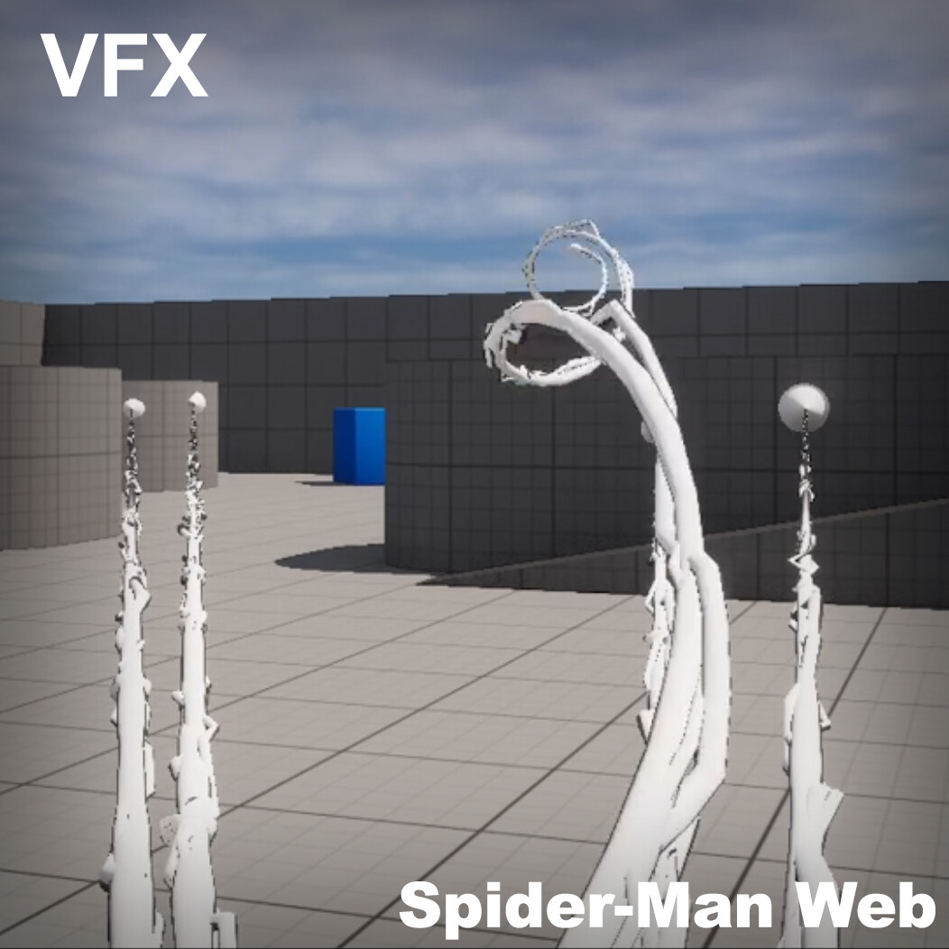 ArtStation - Spider-Man Web Test