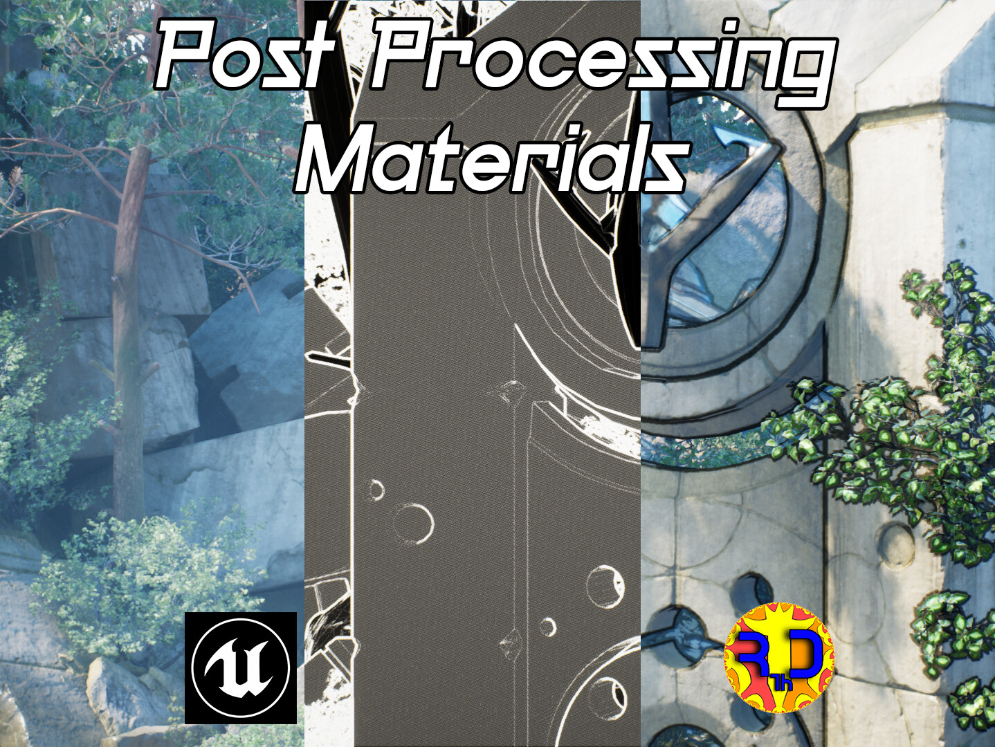 ArtStation - Post Processing Materials Showcase