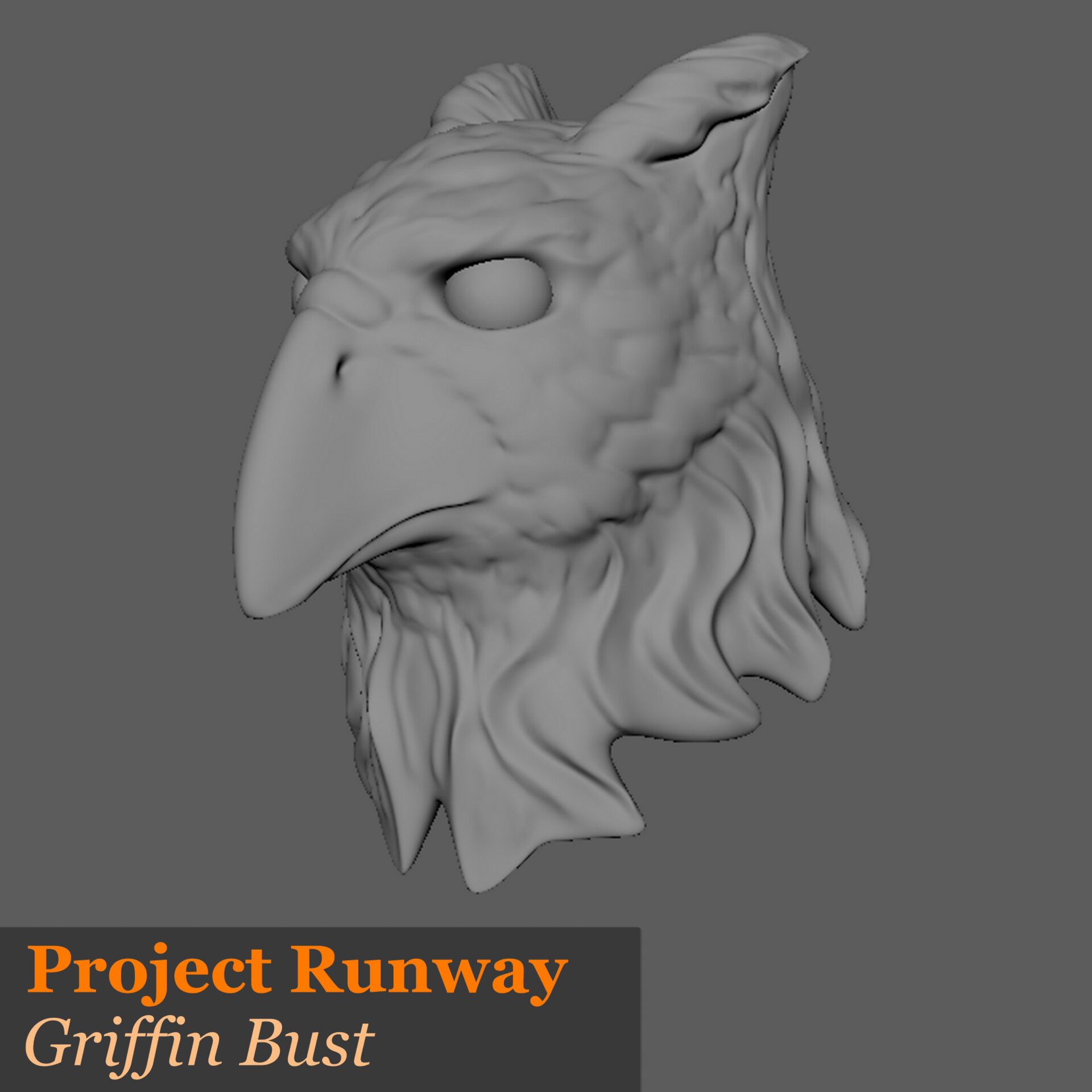 ArtStation - Griffin Bust (9/8/23)