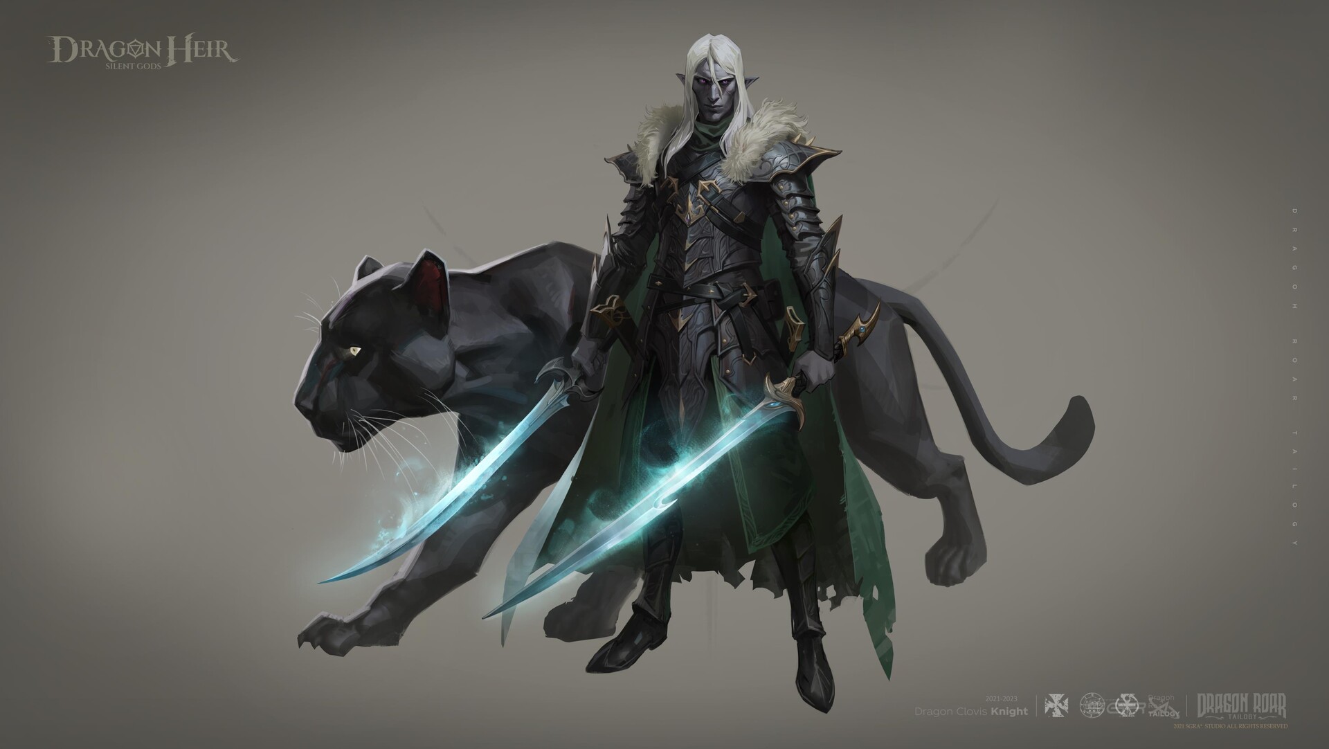 ArtStation - Dragonheir: Silent Gods X DND：Drizzt Do'Urden