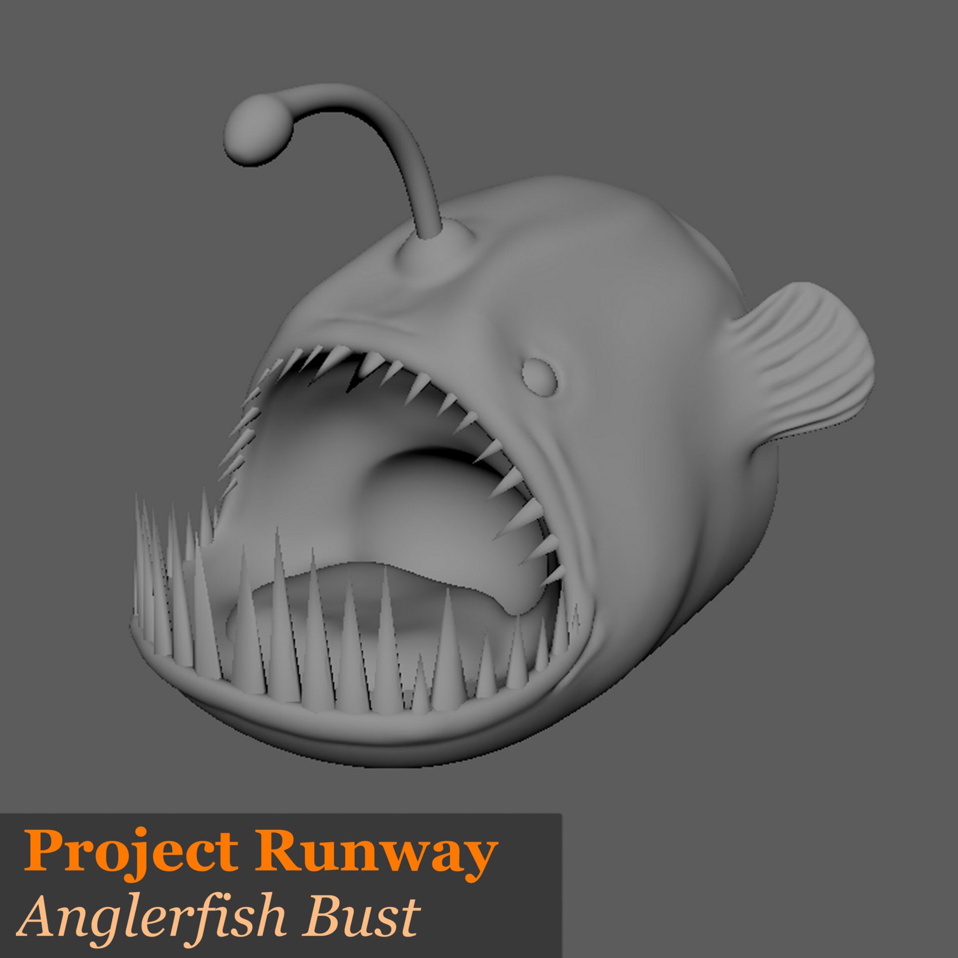 ArtStation - Anglerfish Bust (10/21/23)