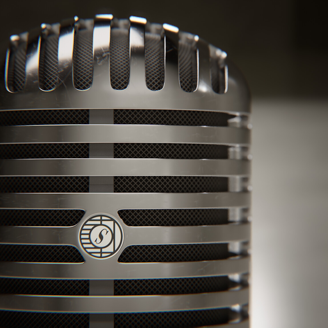ArtStation - Shure Microphone