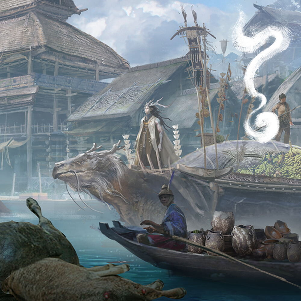 ArtStation - Floating Market