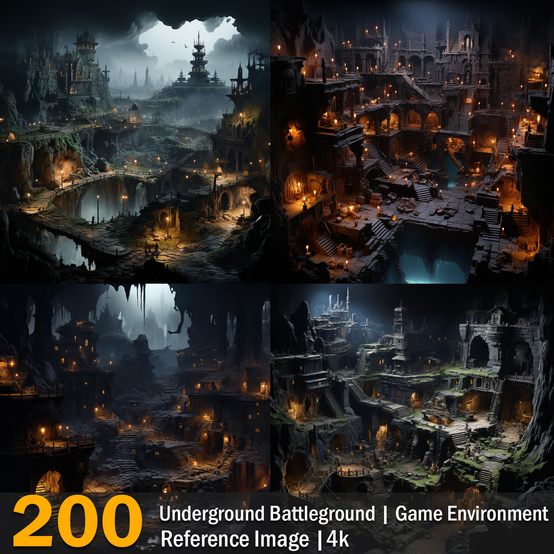 ArtStation - Underground Battleground | Game Environment | Reference Images | 4K
