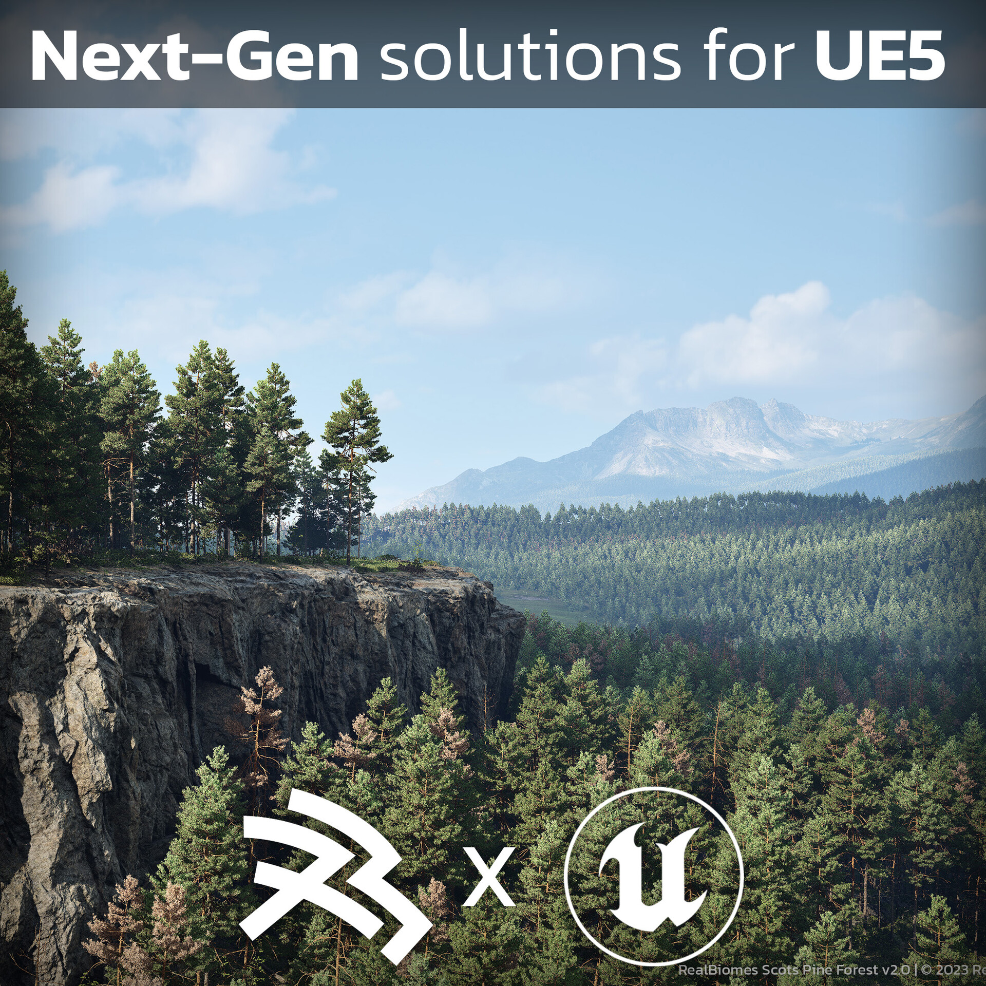 ArtStation - RealBiomes Scots Pine Forest 2.0 | Upcoming Next-Gen biome for Unreal Engine 5.3