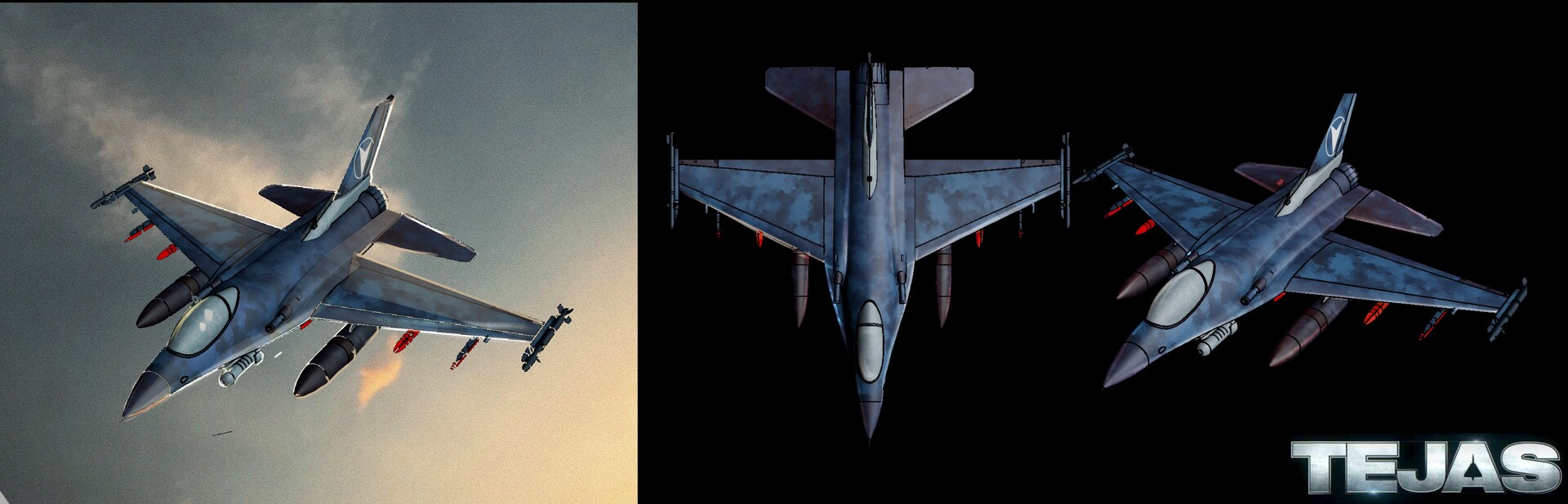 ArtStation - TEJAS movie -3D Previs work