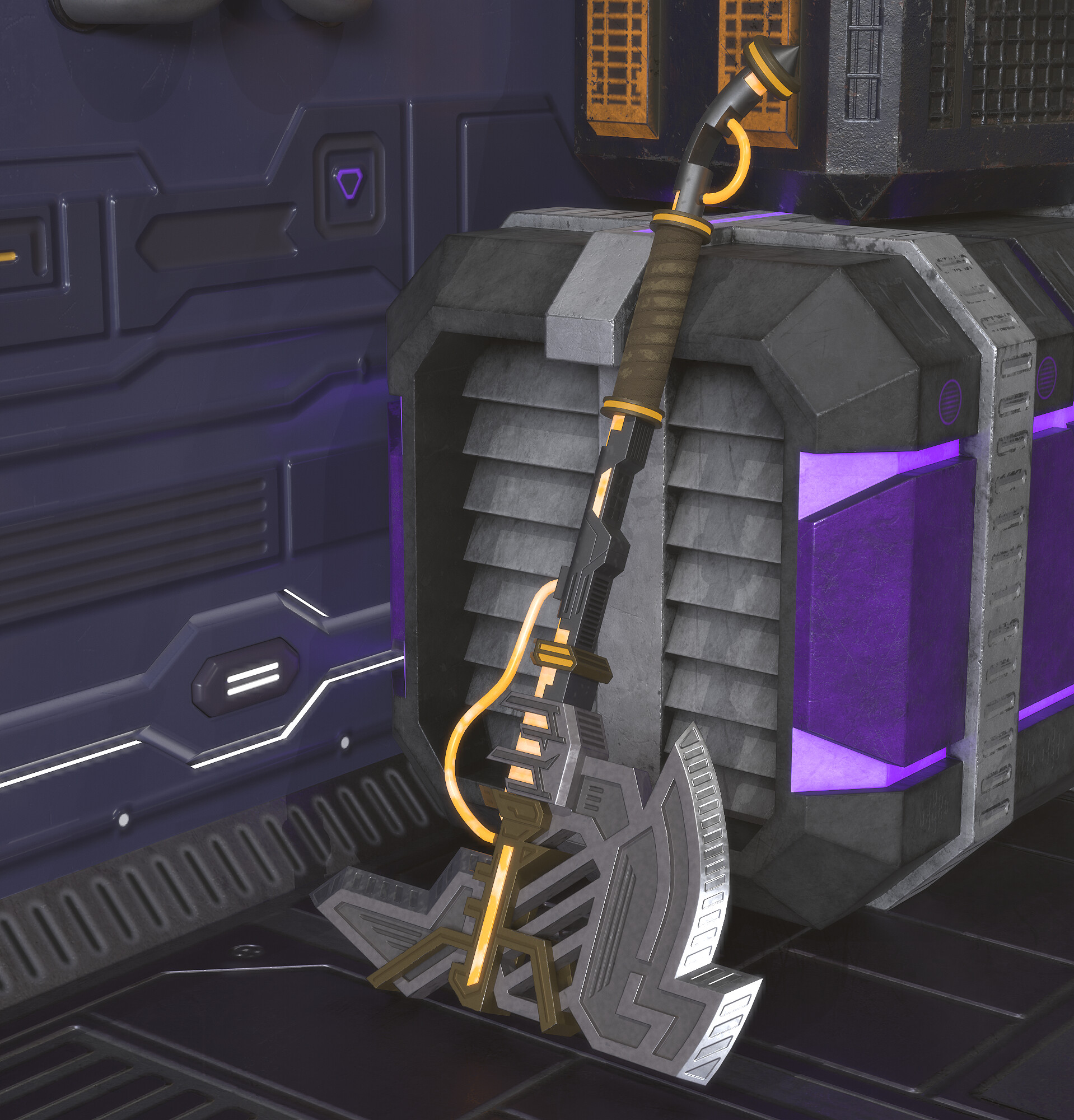 ArtStation - Sci-fi axe