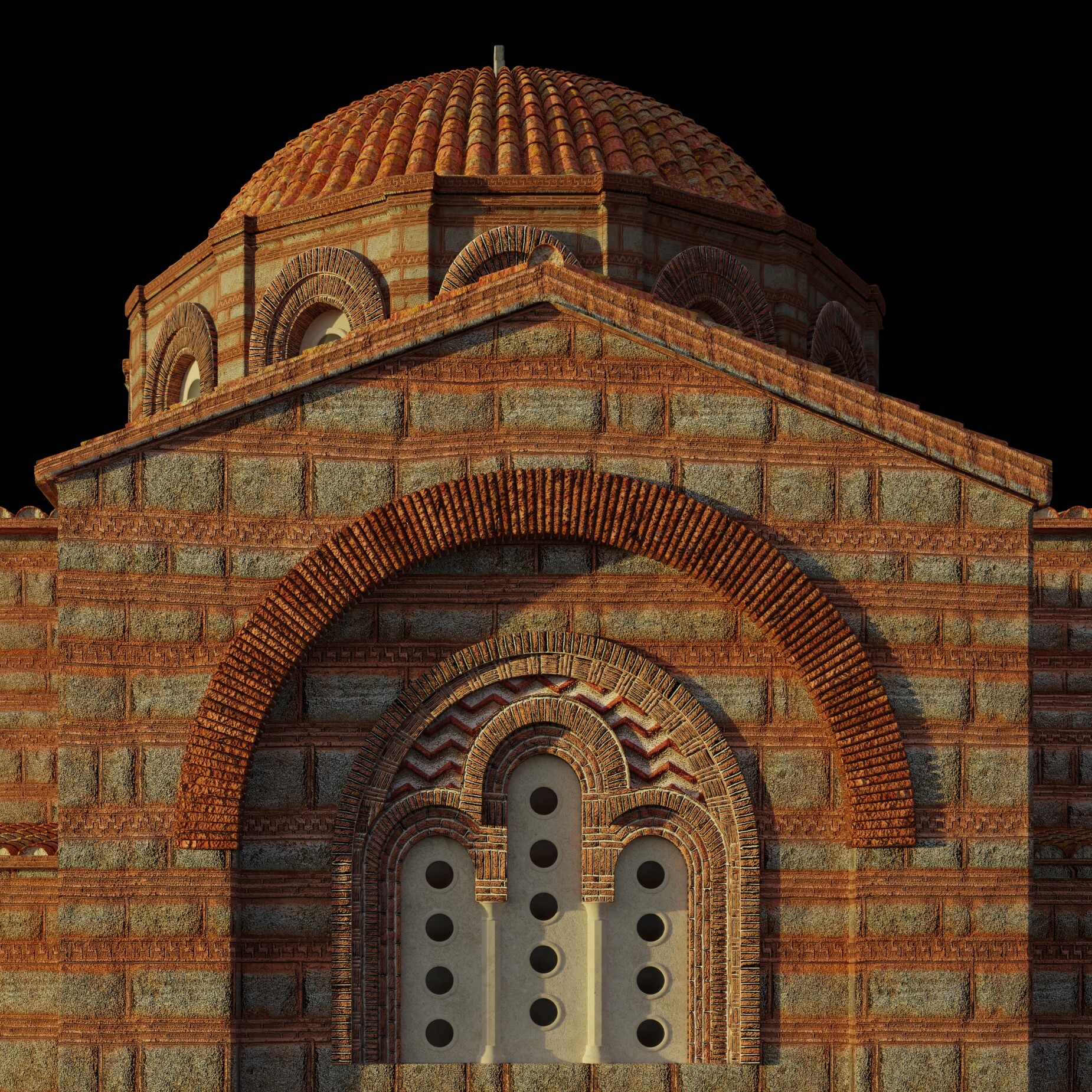 ArtStation - Byzantine church - video game architecture